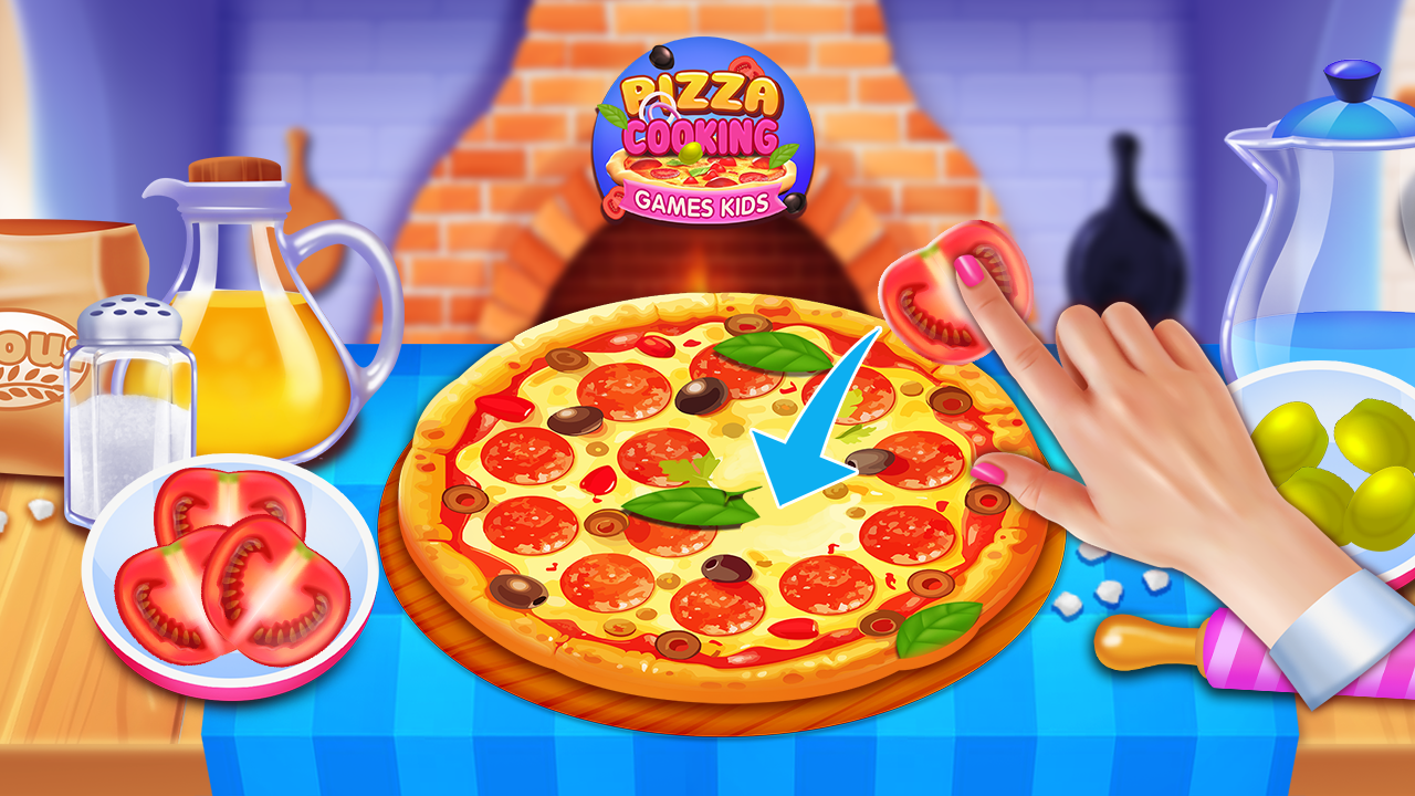 Pizza Maker: Cooking & Baking Games with Pizza Slices & Pepperoni Pizza ...