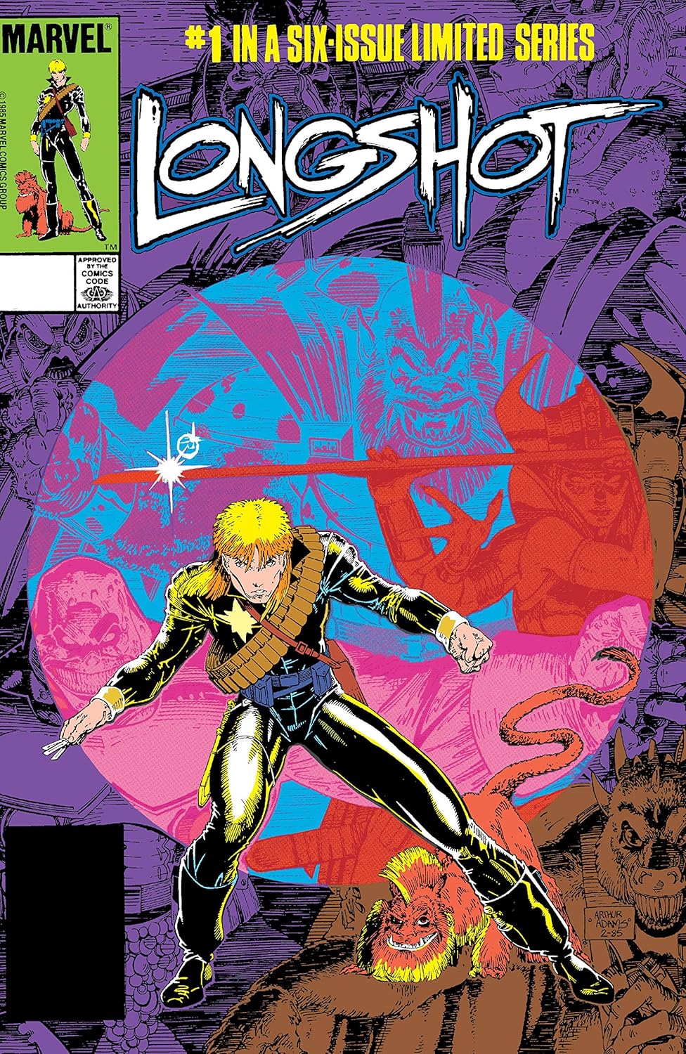 Amazon.com: Longshot (1985-1986) #1 (of 6) eBook : Nocenti, Ann, Adams ...