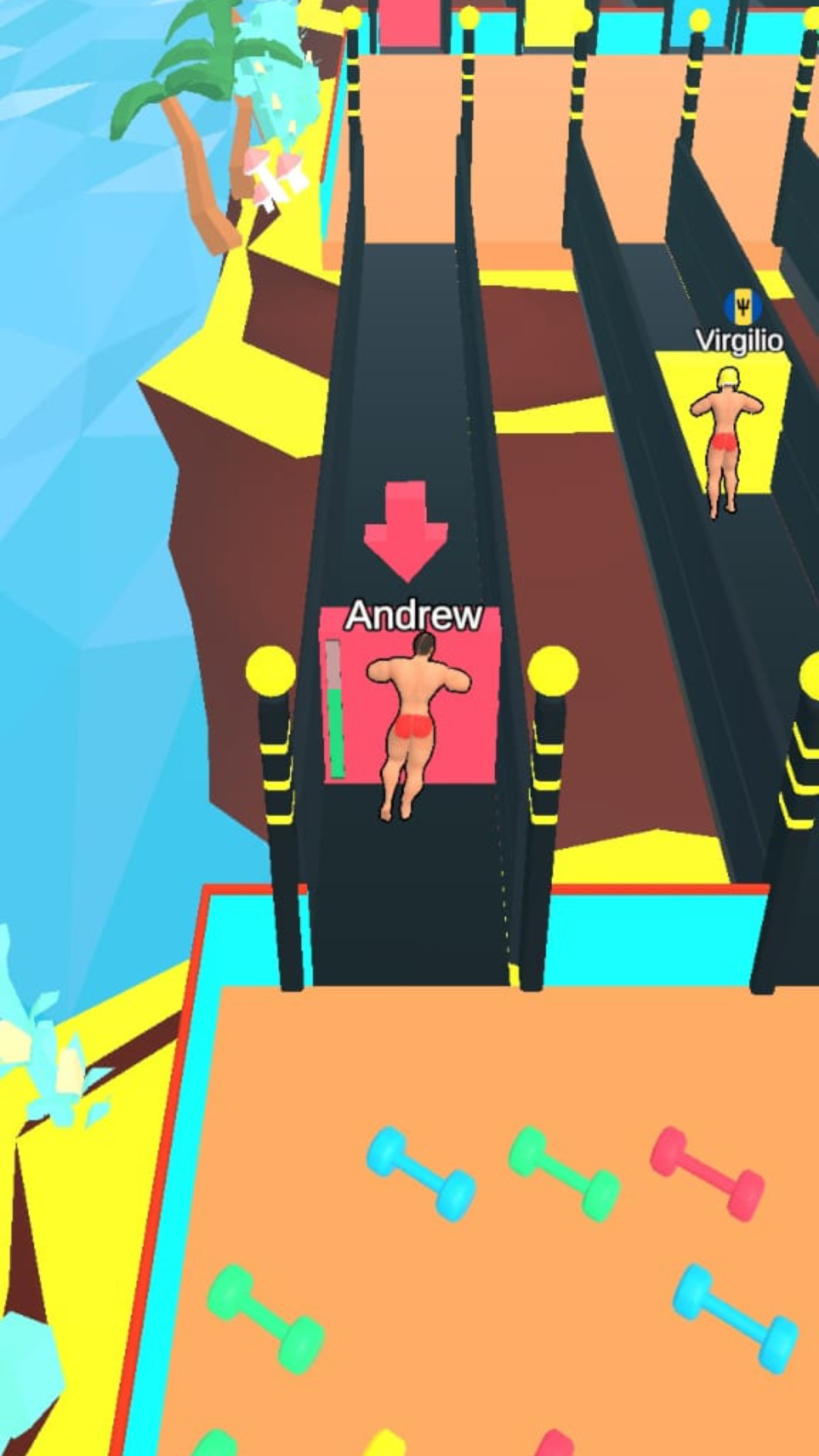 Aplicación Bodybuilder Muscle Run- Stack Game en Amazon Appstore