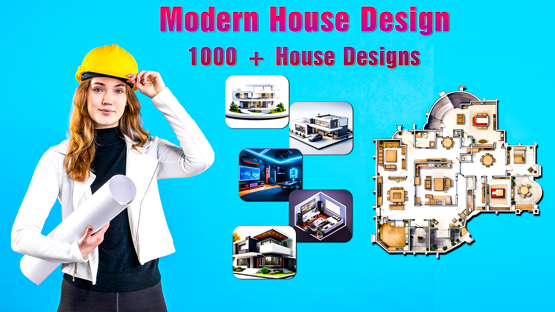 Modern House Design | Home Decor | Redecore Draw Floor Plan | Interiors ...