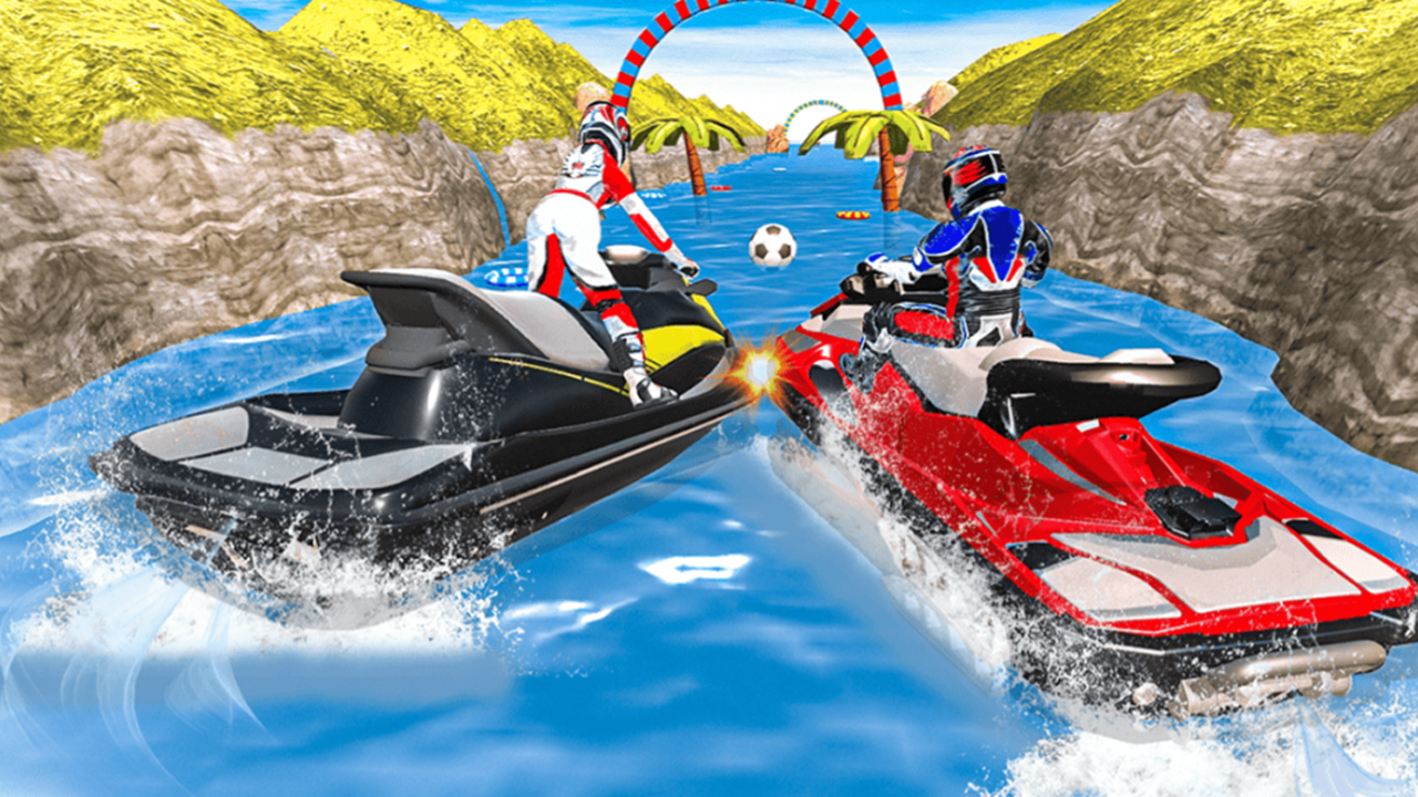 Jet Ski Boat Stunt Master Racing Simulator 3D Games - Water Surfing ...