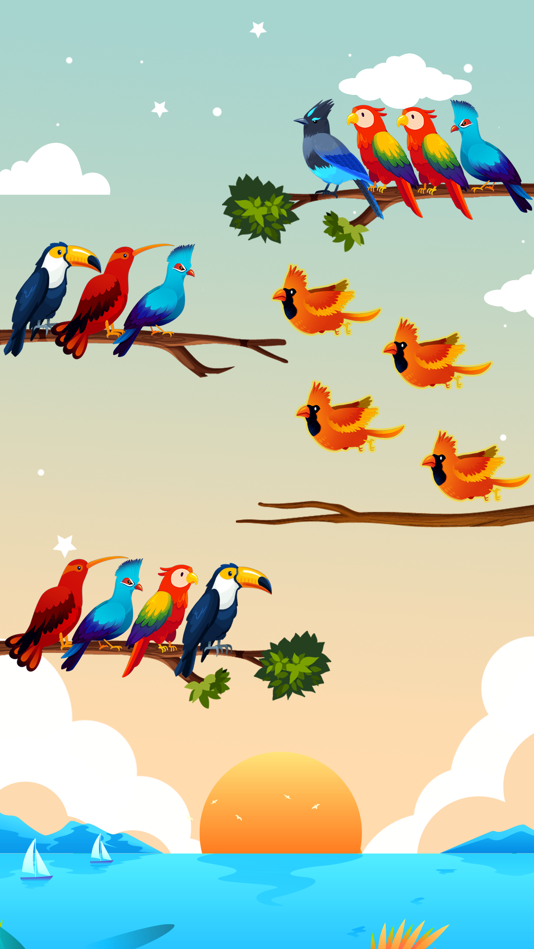 Bird Sort Master Color Puzzle: Bird Sorting Match Brain & Puzzle ...