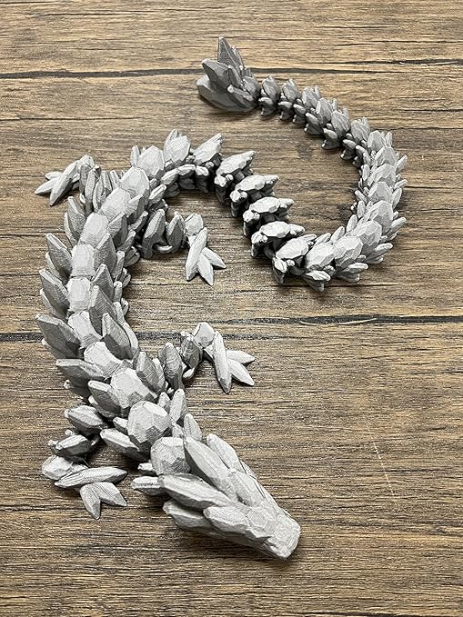 Amazon.com: MunnyGrubbers - XL 26" Crystal Dragon Fidget Toy - Heavy ...