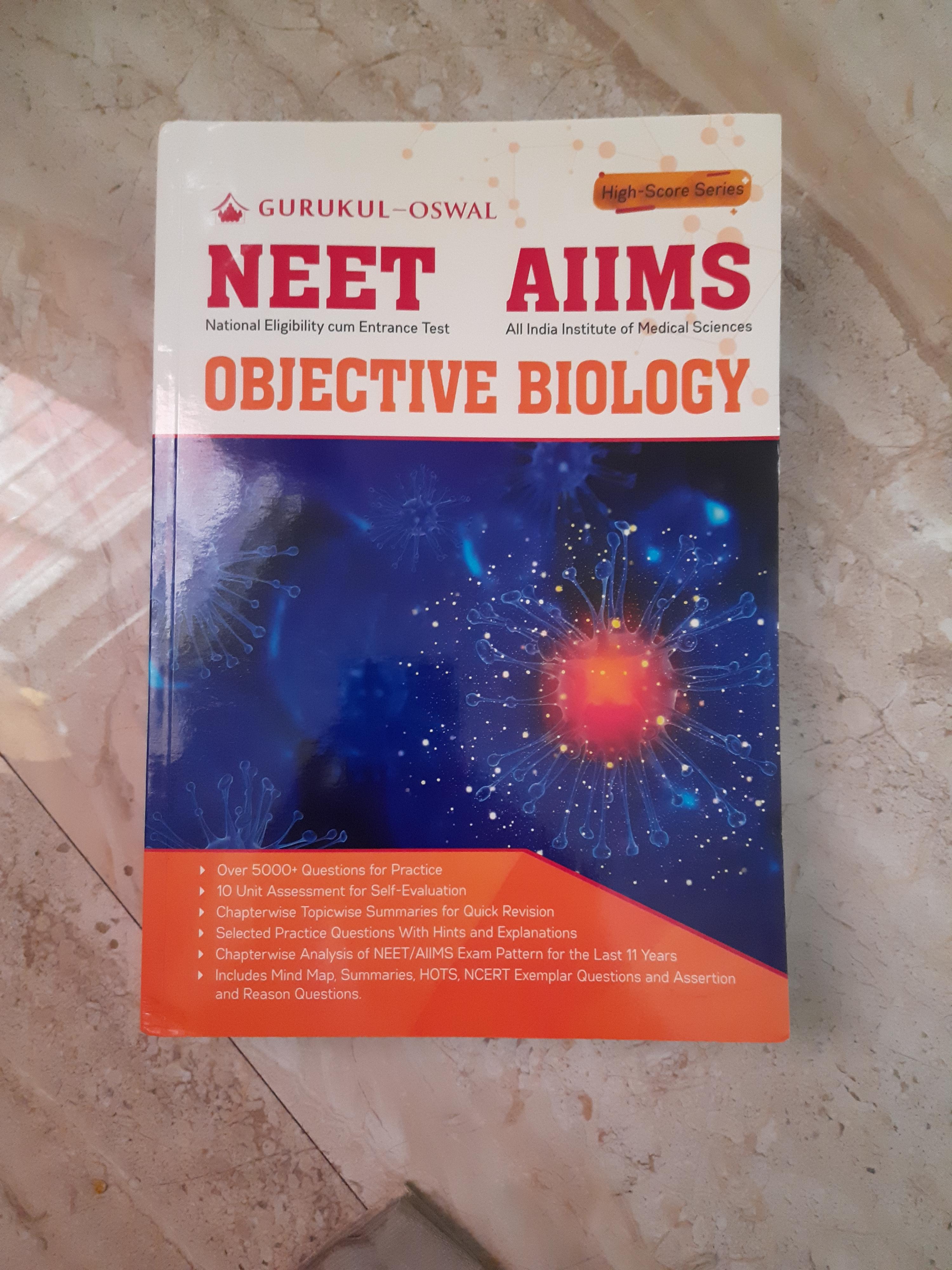 Buy Objective Biology for: NEET 2020 Examination Book Online at Low ...