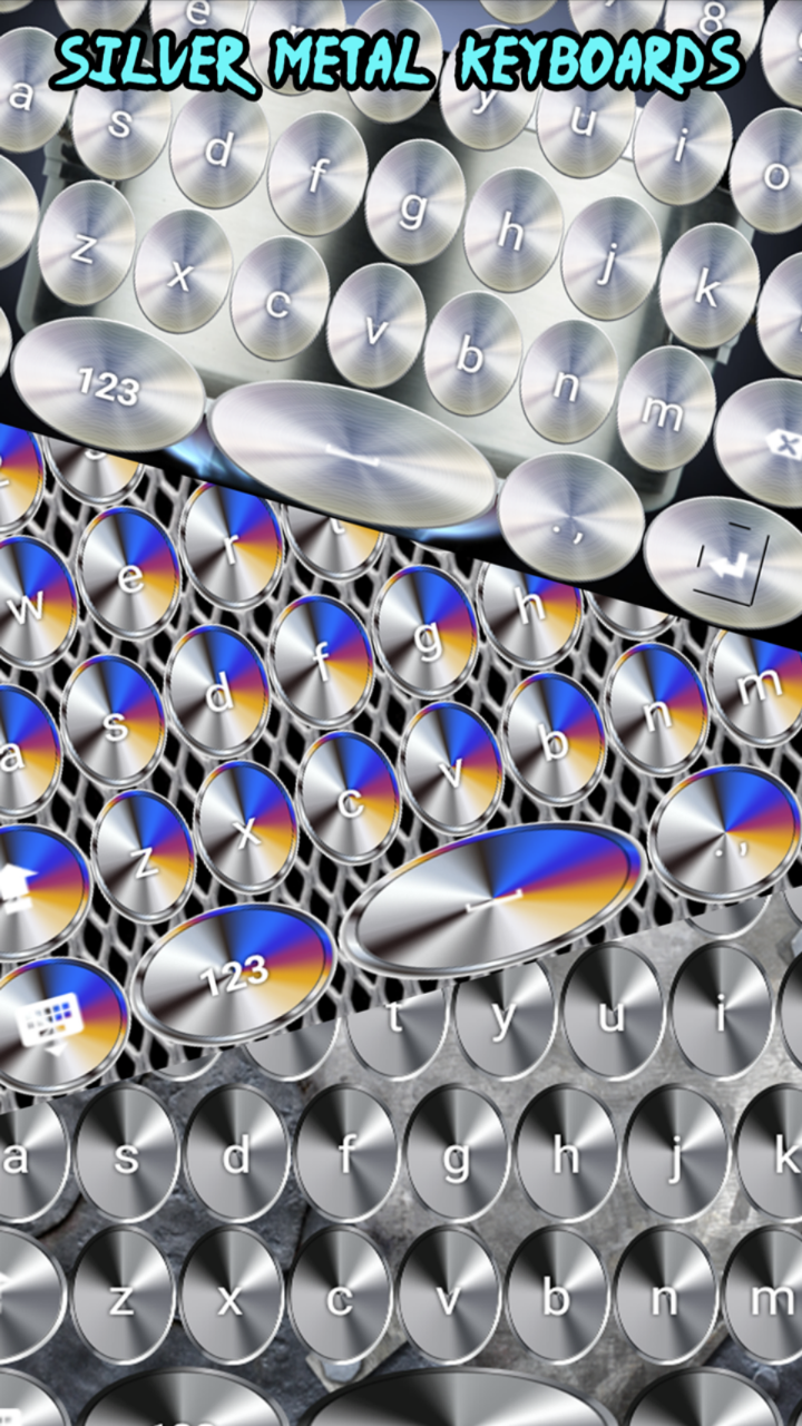 Silver Metal Keyboards - App on Amazon Appstore