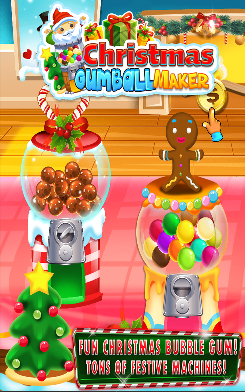 Christmas Bubble Gum - Kids Chewing Gum Dessert Food Maker Games FREE ...