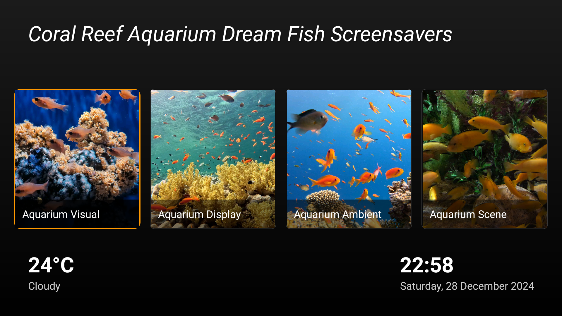 Coral Reef Aquarium Dream Fish Screensavers - App on Amazon Appstore