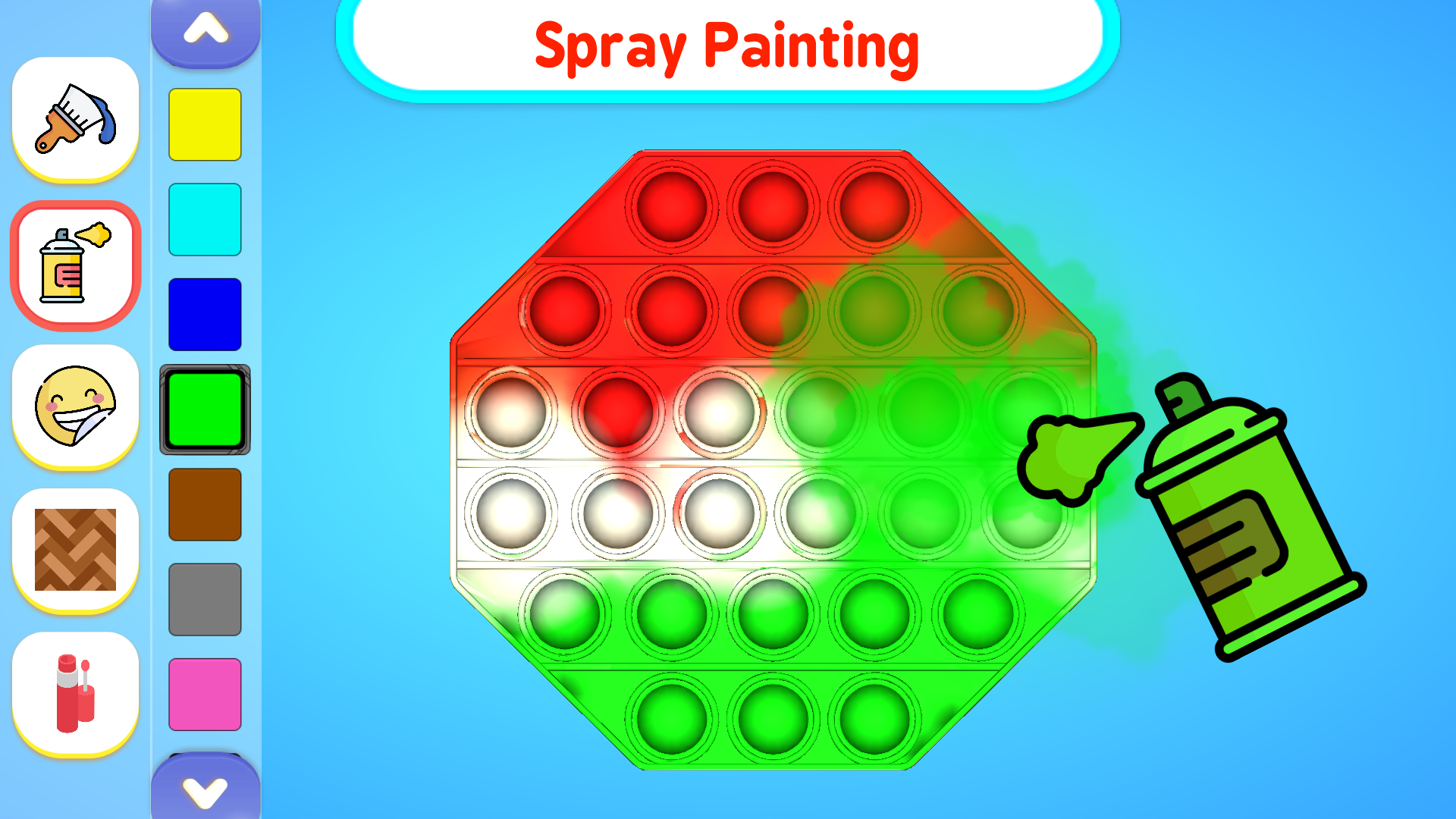 Popit 3D Antistress Coloring, Coloring Fun With Pop It Fidget Toys ...