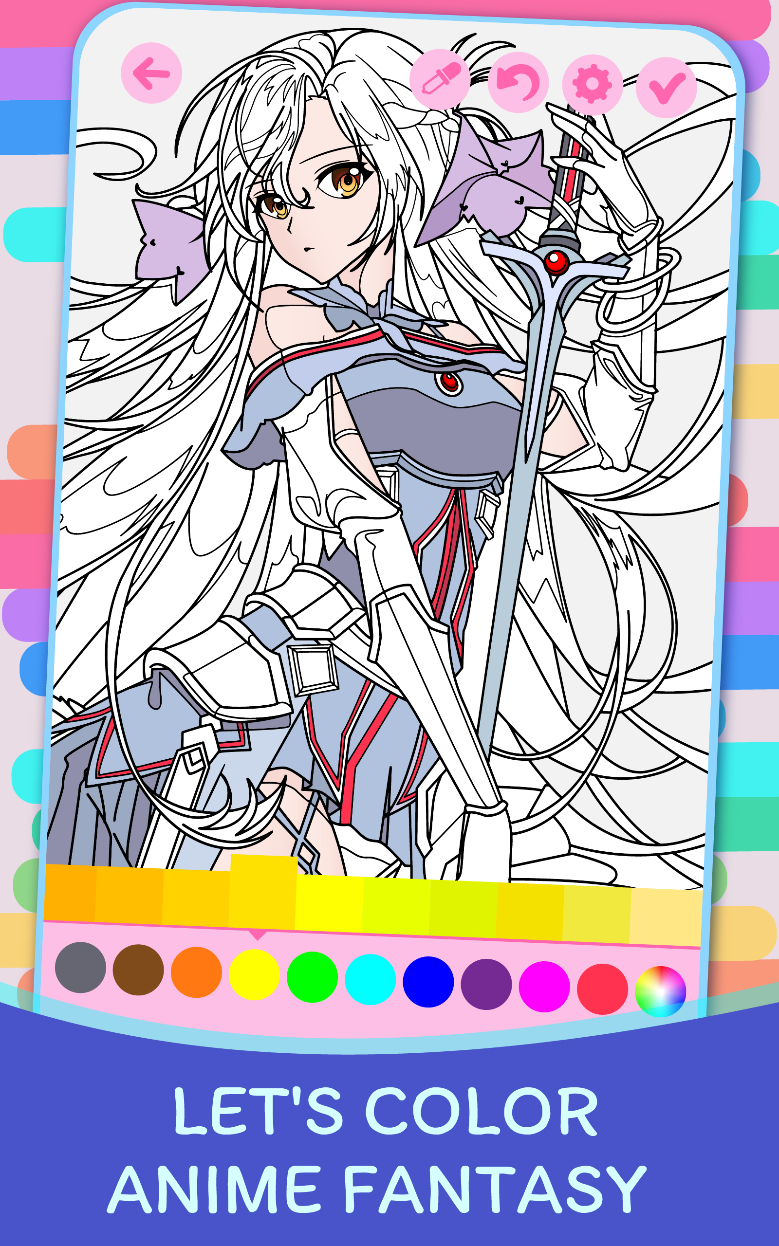 Anime Fantasy Coloring Book - App on Amazon Appstore