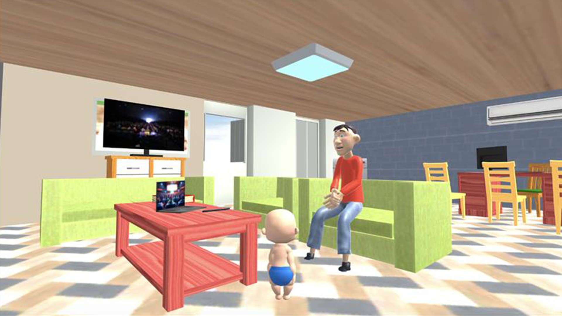 Where’s your Twins Baby and Daddy Naughty Pranks Game: Casual Hide ...