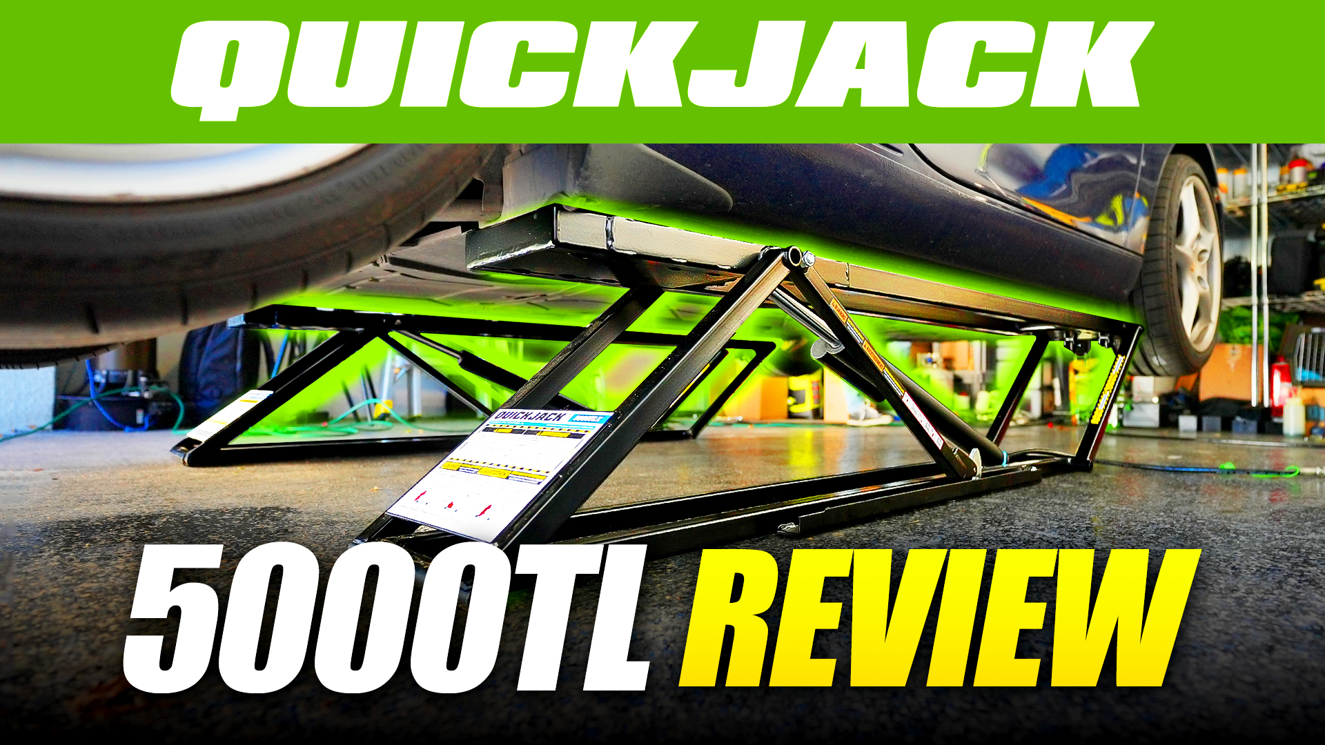 Watch QuickJack 5000TL Car Jack Review on Amazon Live