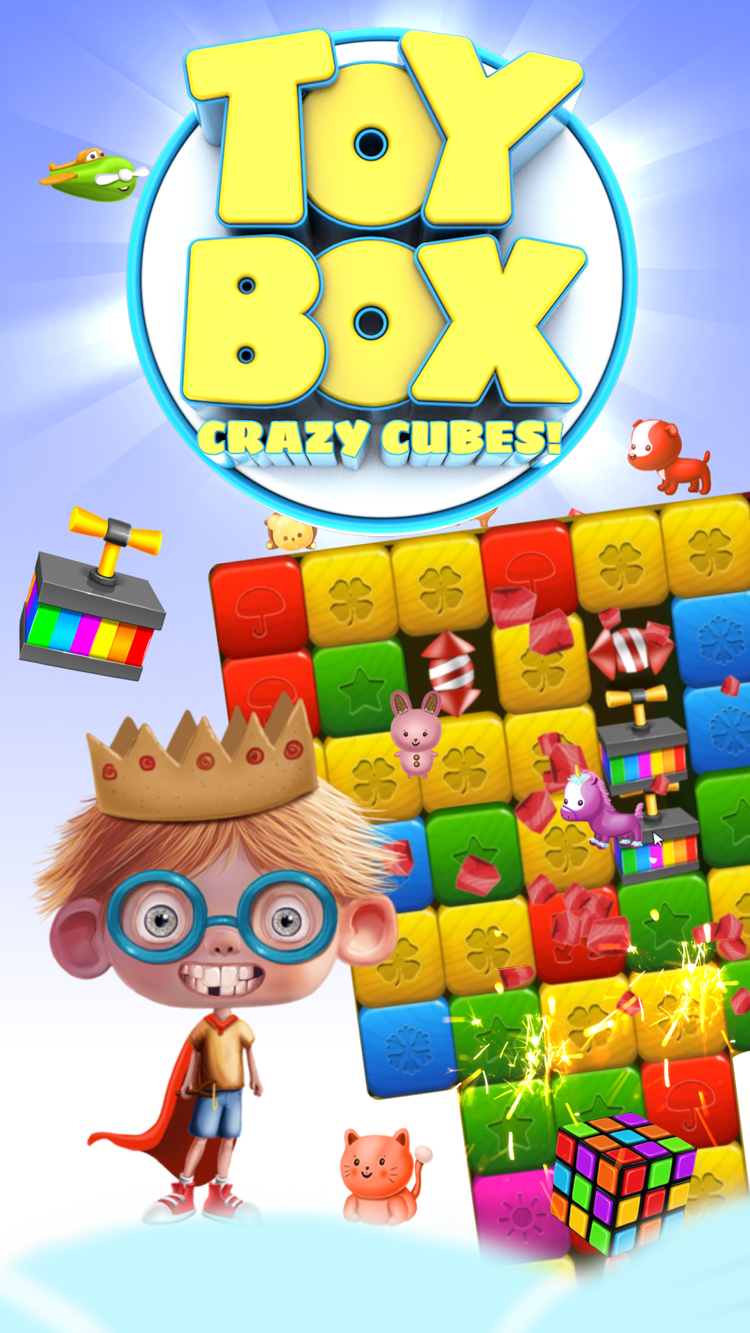 Toy Box Crazy Story - crush drop cubes puzzle game! - App on Amazon ...