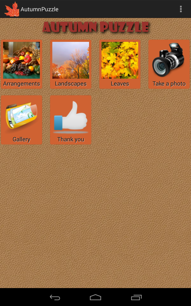 Autumn Puzzle - App on Amazon Appstore