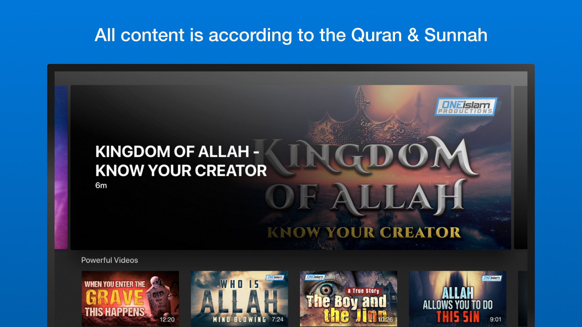 One Islam TV:Amazon.com.au:Appstore for Android