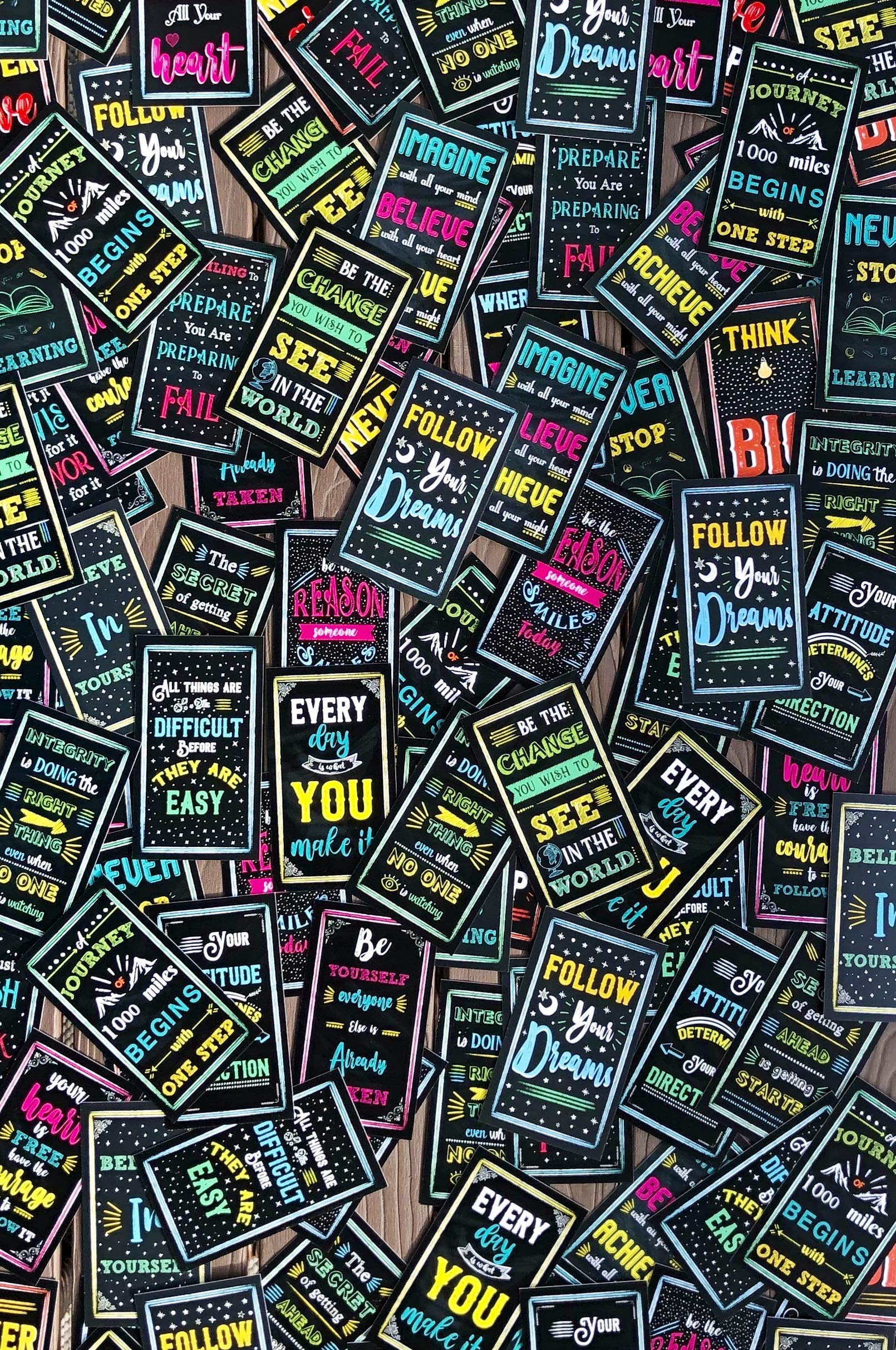 Motivational Quote Cards | Business Card Size | Set of 40 Notecards for ...