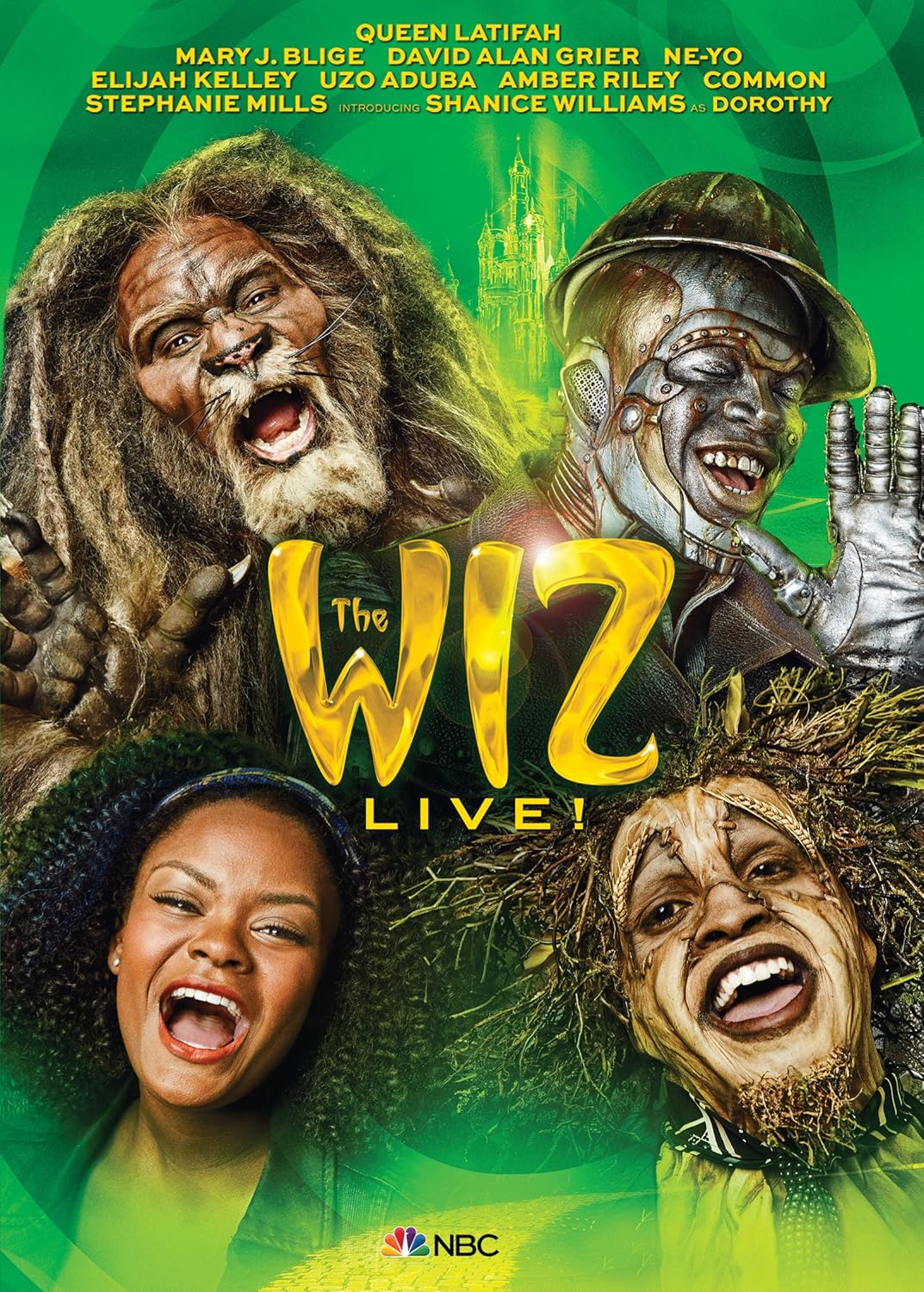 Amazon.com: The Wiz Live! [DVD] : Shanice Williams, Queen Latifah, Mary ...
