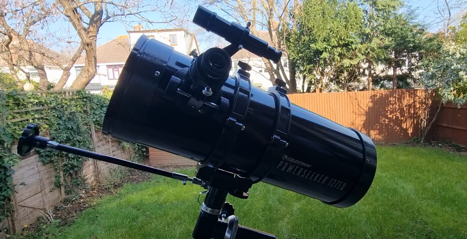 Watch Celestron PowerSeeker 127EQ Telescope Quick Overview on Amazon Live