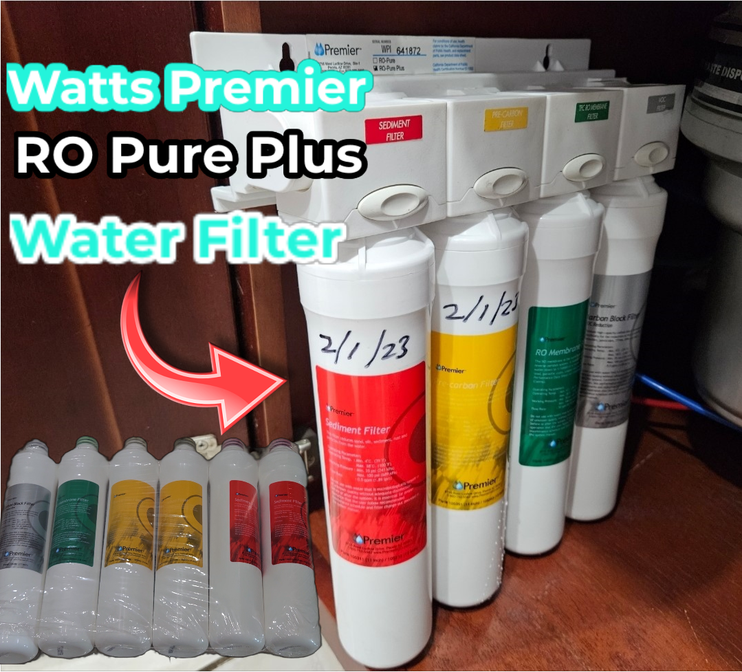 Watch Watts Premier RO Pure Plus Water Filter Replacement Kit 6 Pk on ...