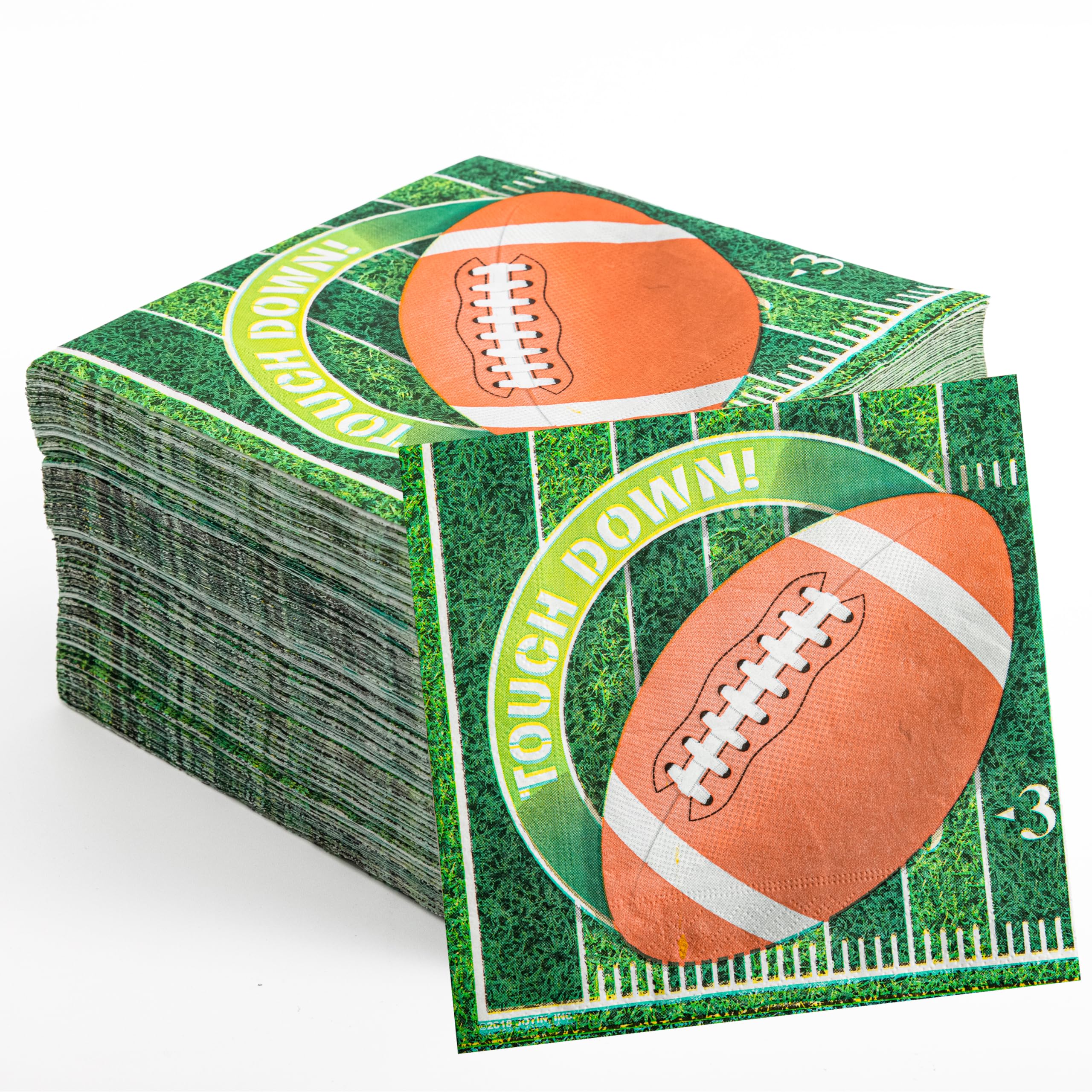Amazon.com: JOYIN 144 PCS Football Napkins Count Touchdown Football ...