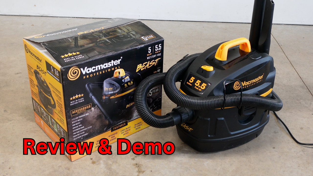 Watch 5 gallon 5.5 HP Vacmaster Pro Beast Review and Demo on Amazon Live