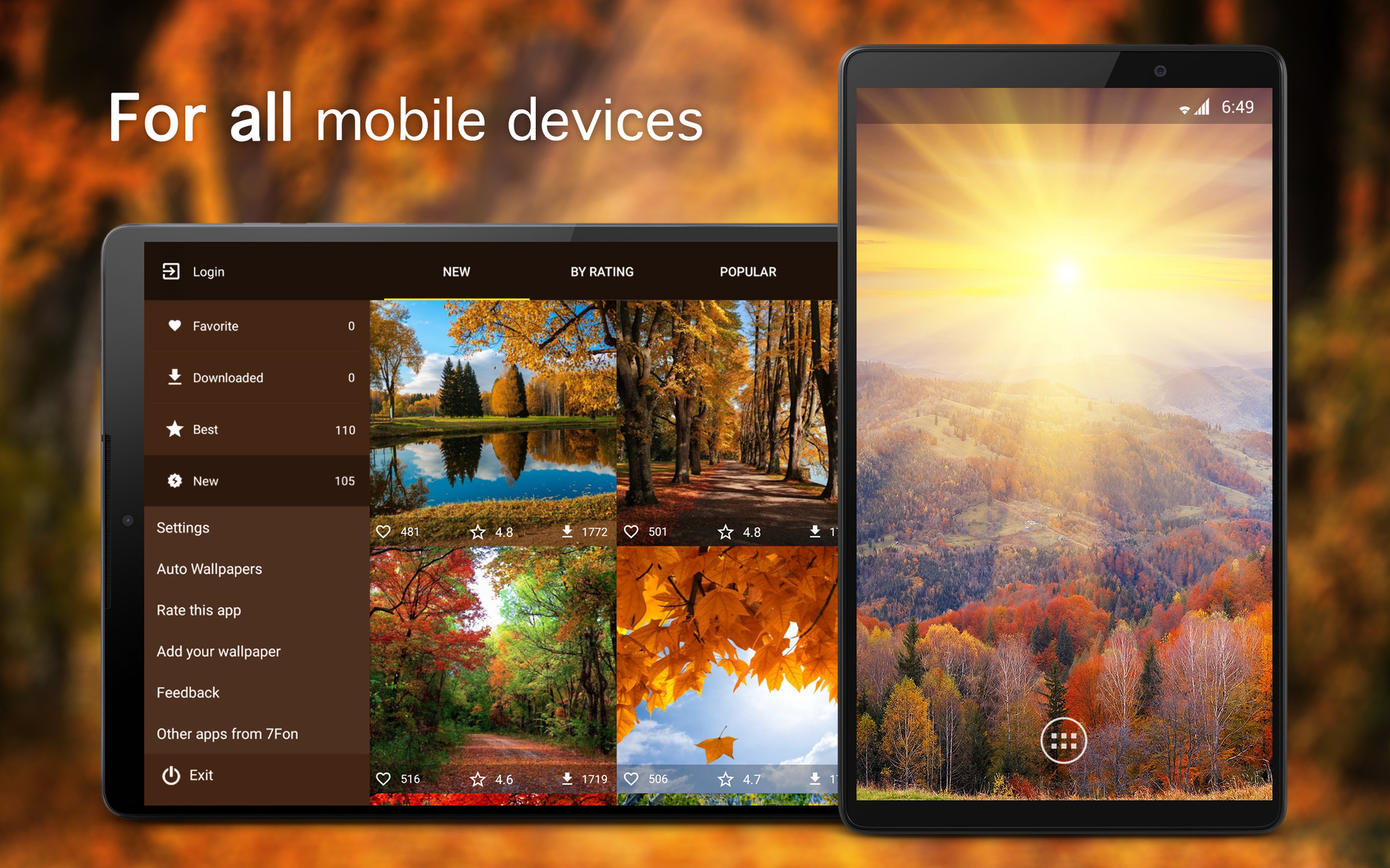 Autumn Wallpapers and Backgrounds apps 4K - App on Amazon Appstore
