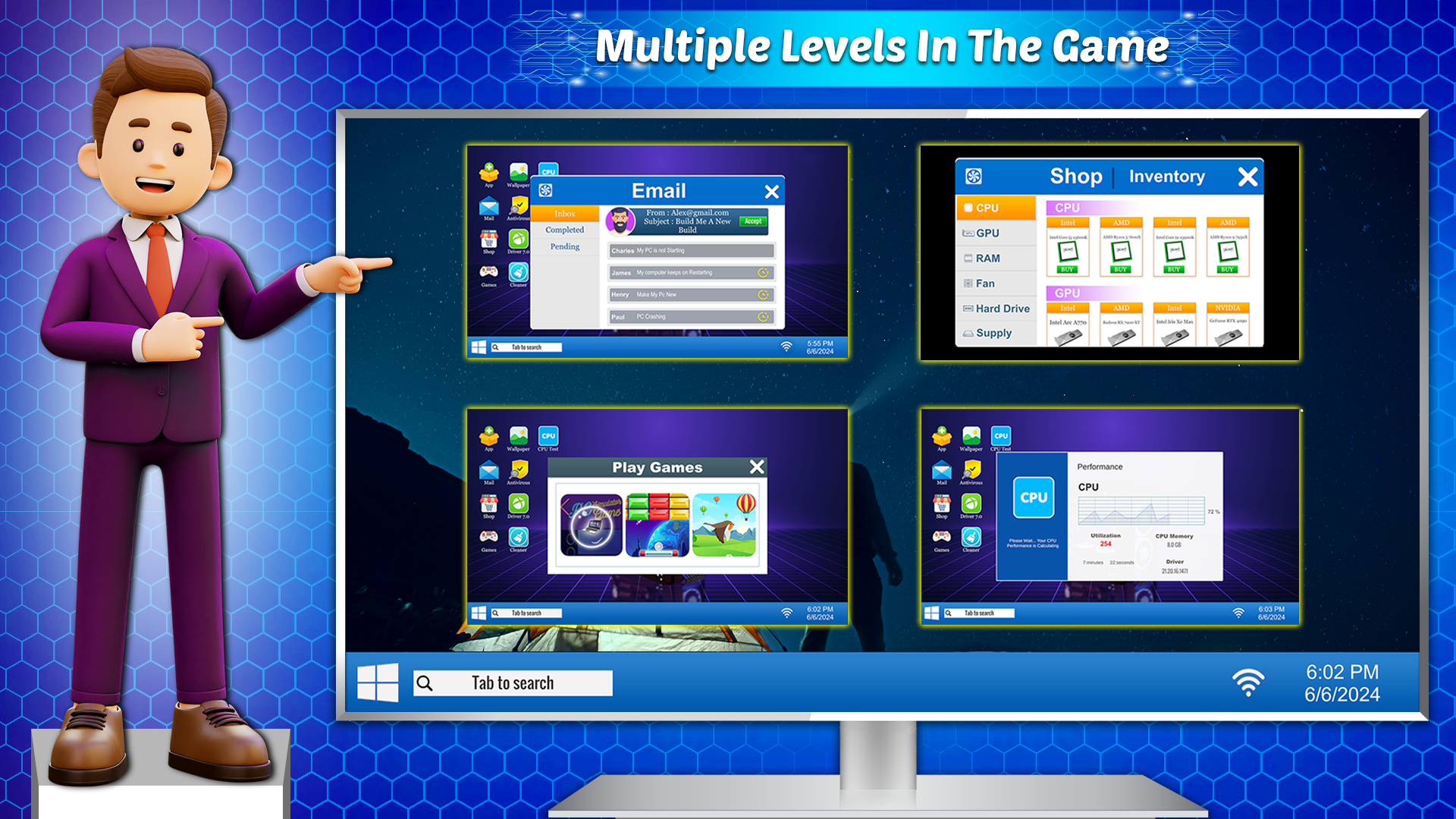 Computer Building Simulator : Build Your Own PC ; 3D, Fun & Ultimate ...