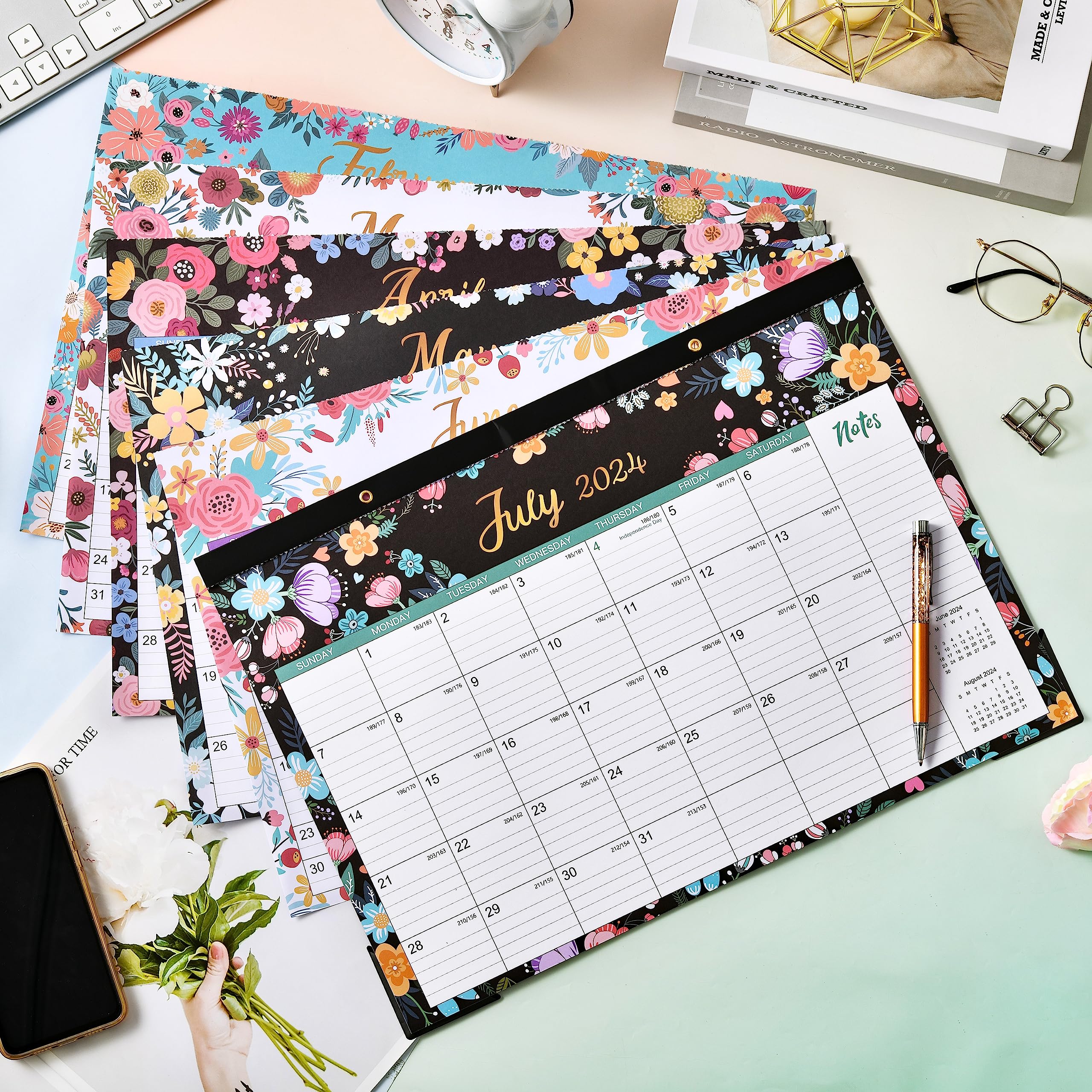 Snapklik.com : 2026 Desk Calendar - Calendar 2026, 12 Monthly Desk/Wall ...