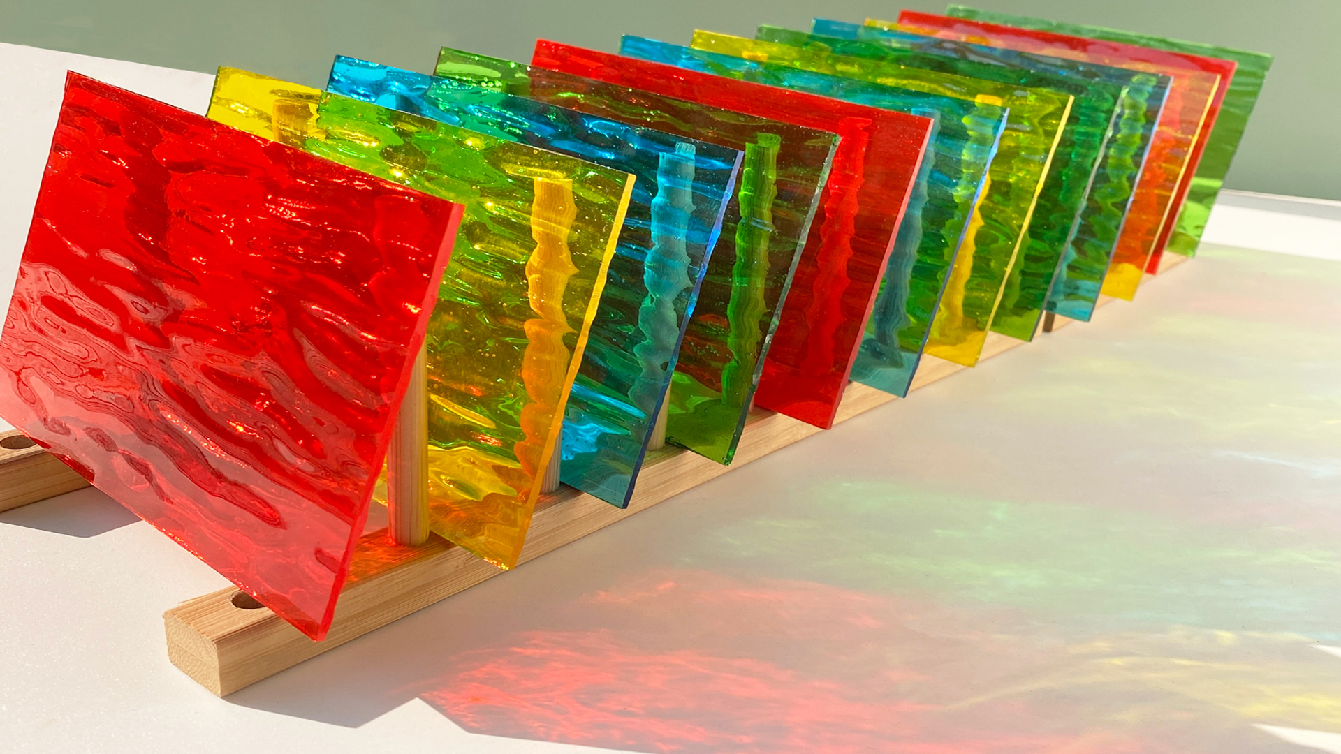 Translucent Stained Glass Sheets Amazon.com: Lanyani Semi Translucent