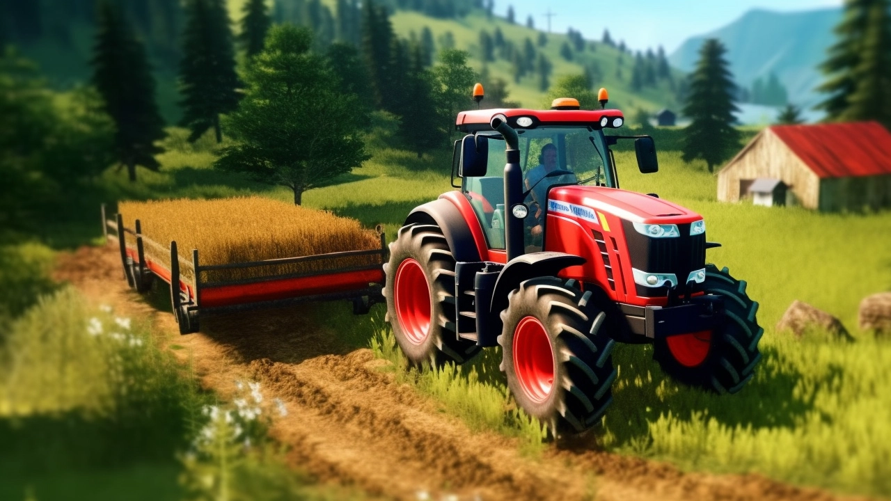 Heavy Tractor Farming Harvester Adventure Sim Game - Enjoy Casual Farm ...