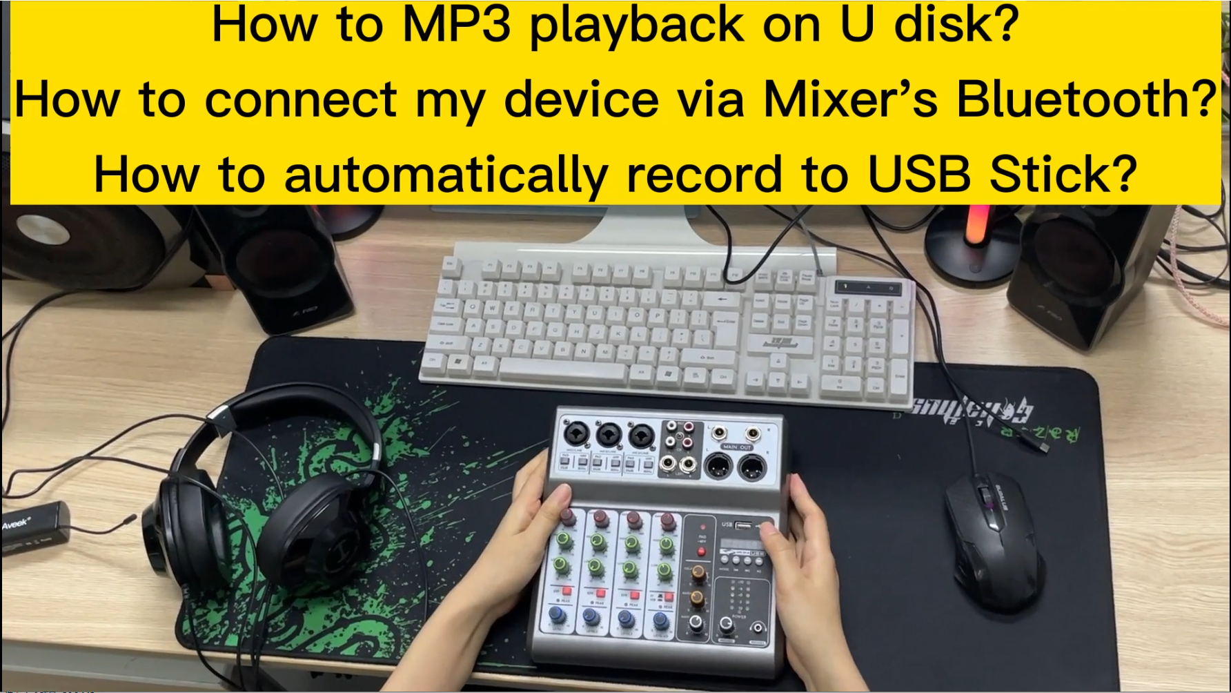 Watch How to use the Aveek audio mixer on Amazon Live