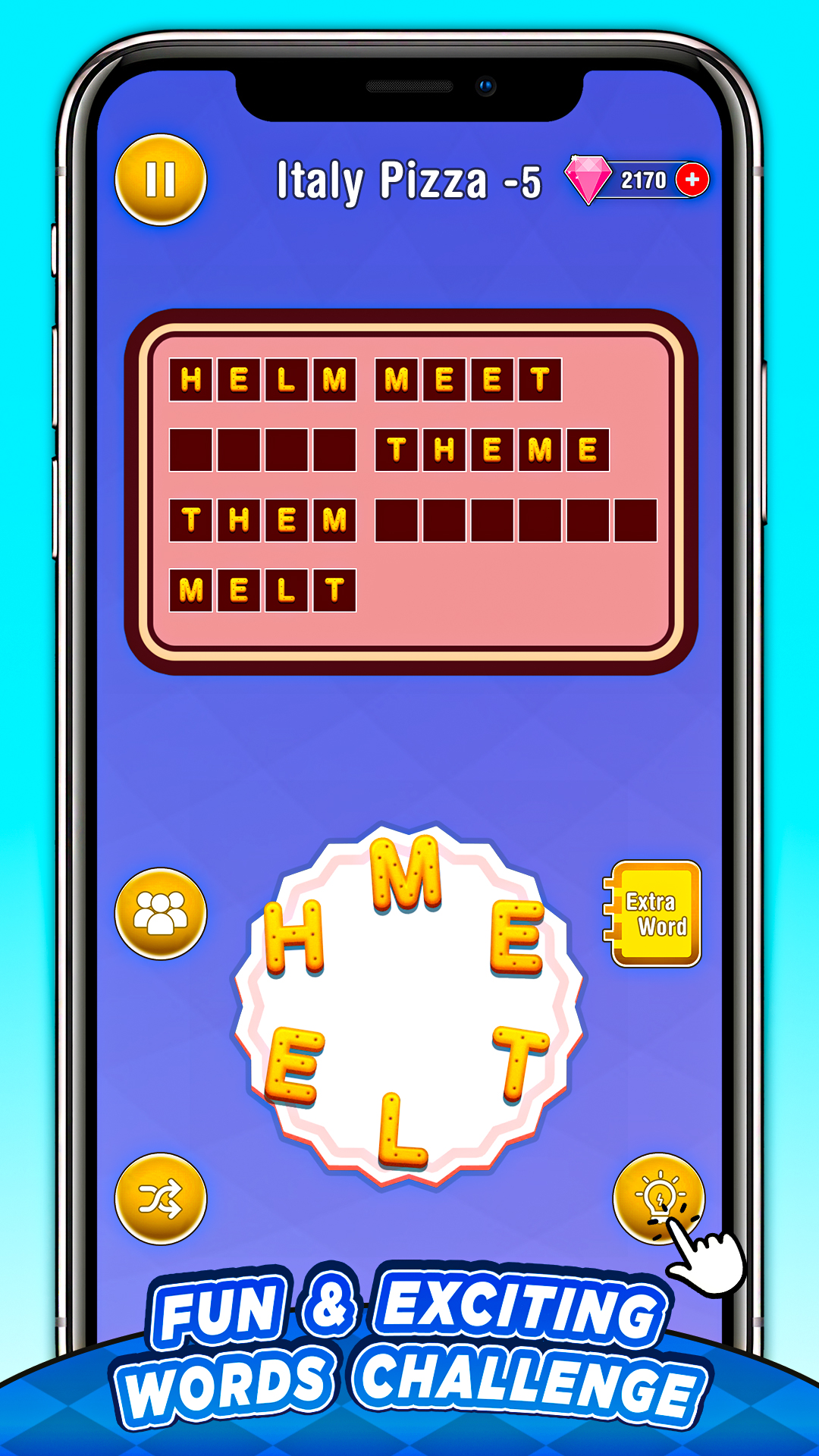 Word Champ Brain Puzzle 3D: Search & Unlock Hidden Words, Solve Logic ...