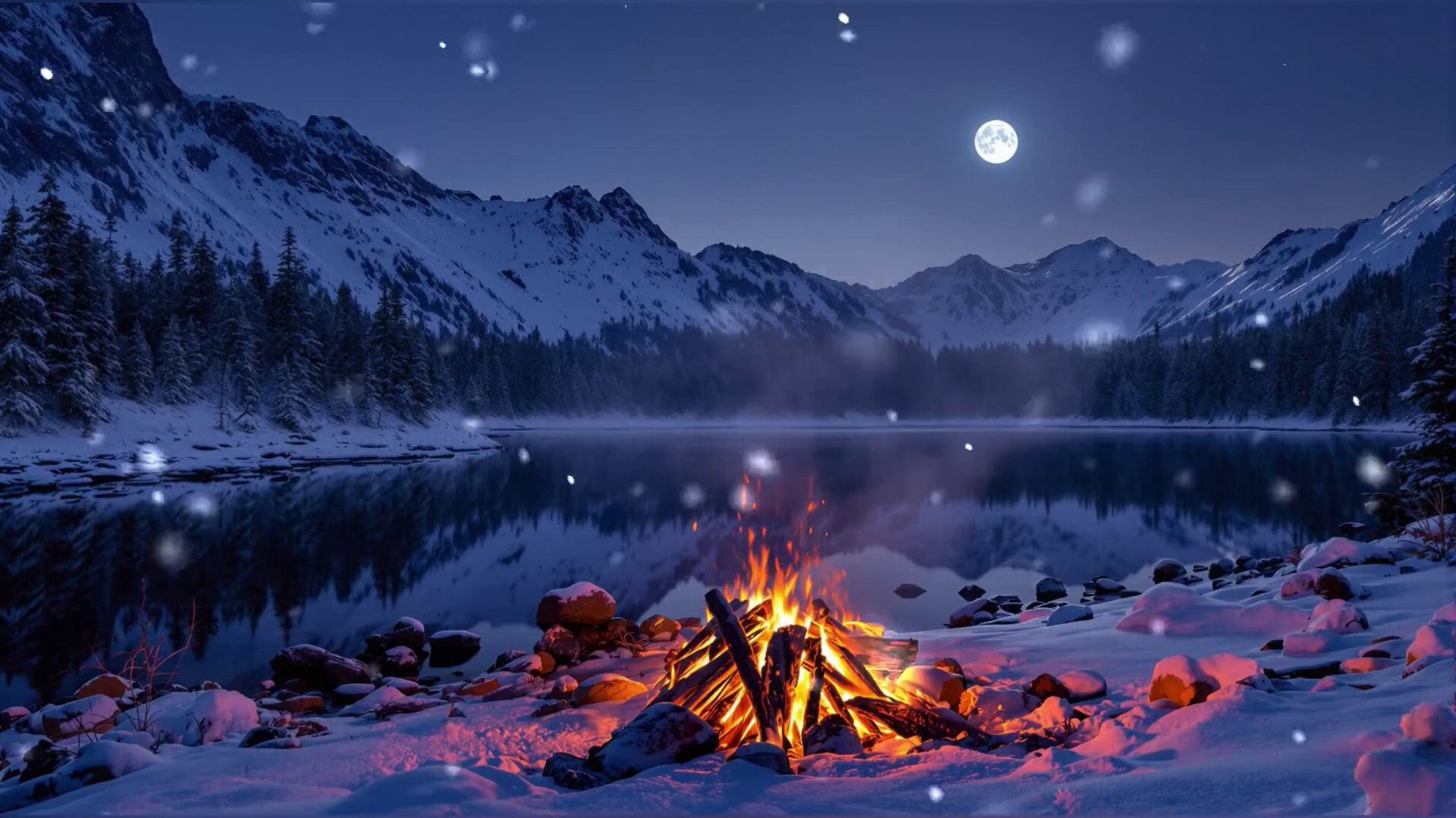 Winter Art 4K Screensaver – Artistic Snow & Relaxing Winter Scenes for ...