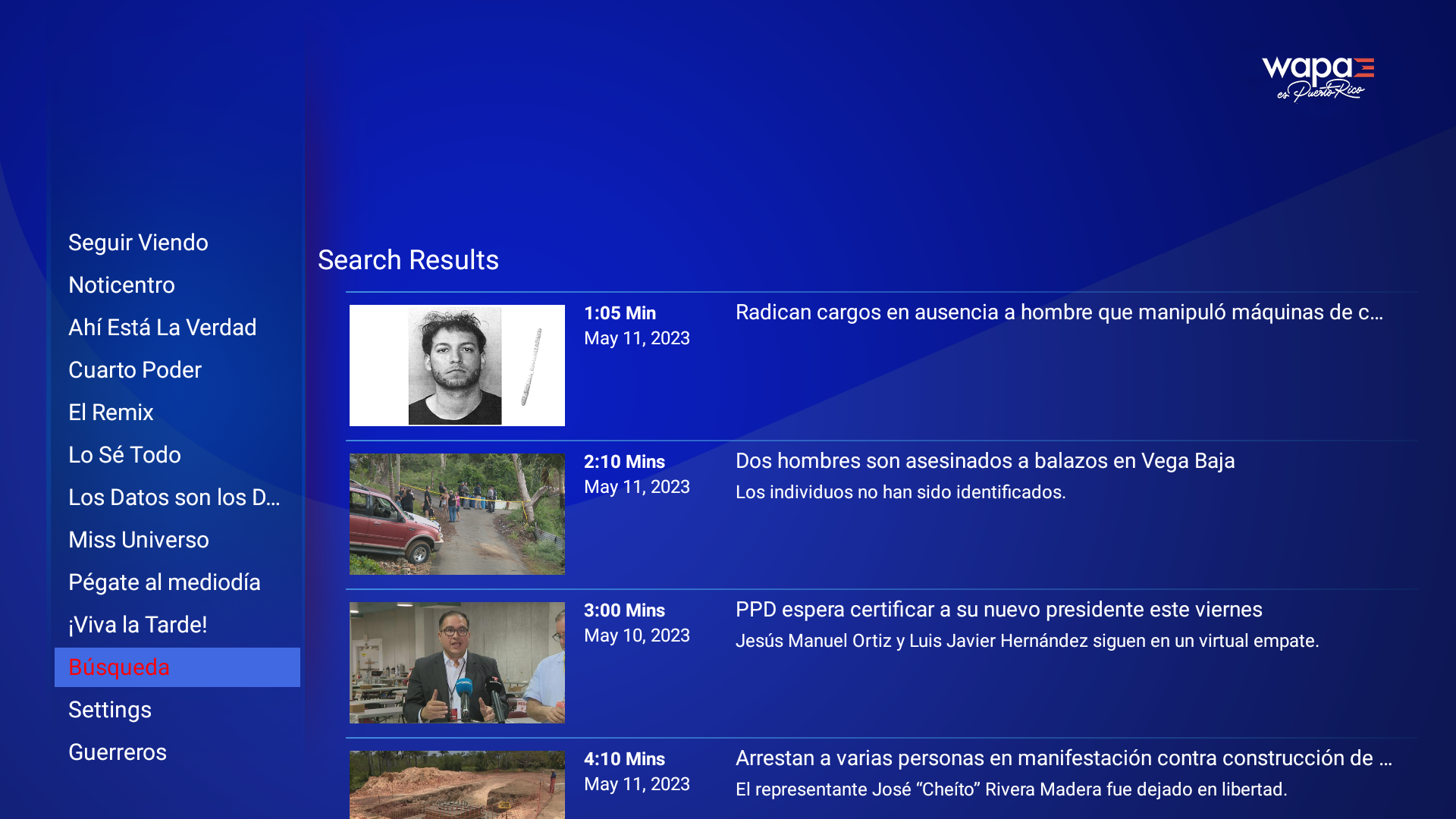 WAPA.TV - App on Amazon Appstore