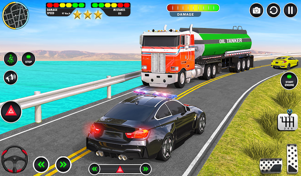 Grand Police Car Vehicles Transport - Cops Car Driving School Games ...