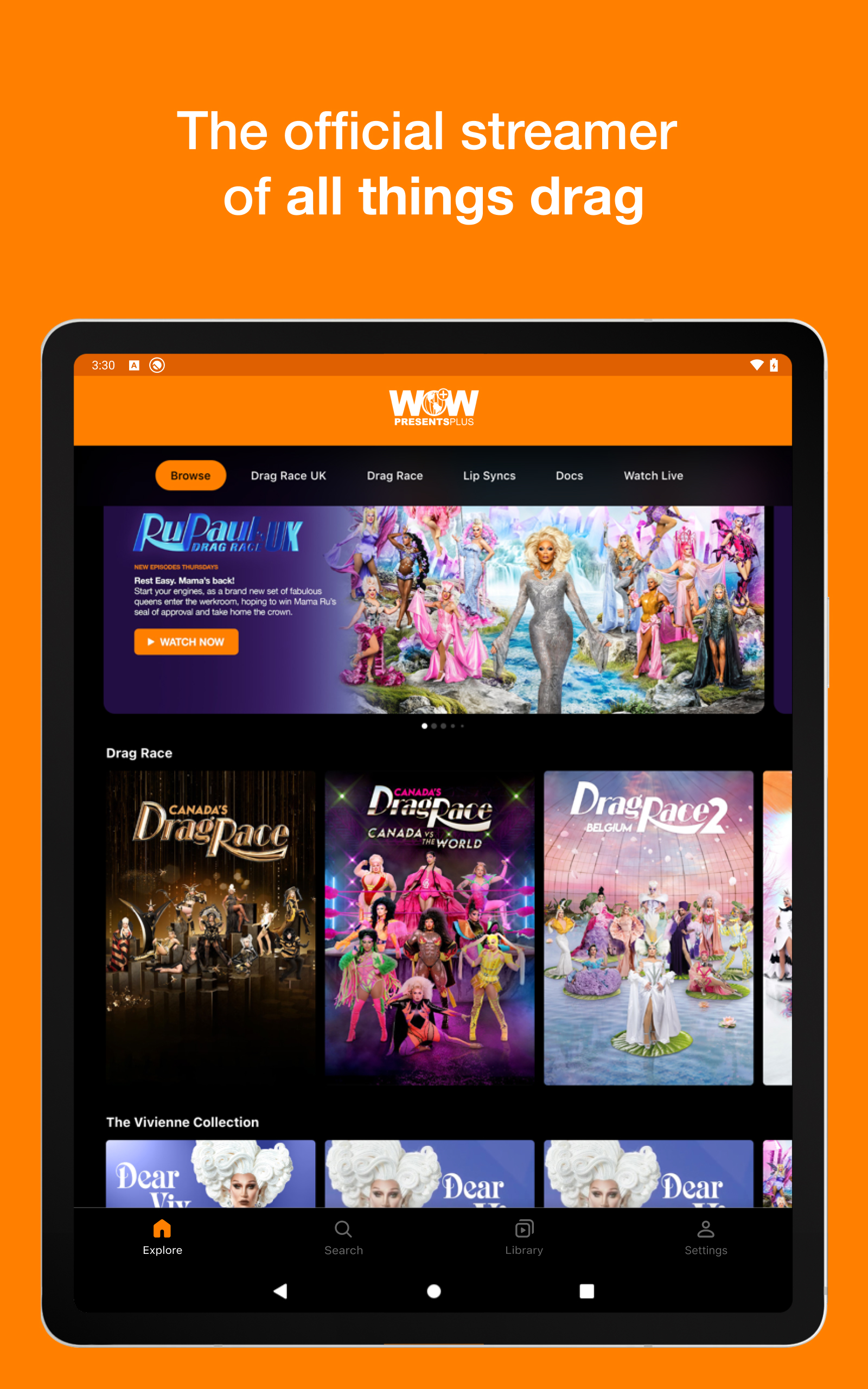 WOW Presents Plus- Aplicación en Amazon Appstore