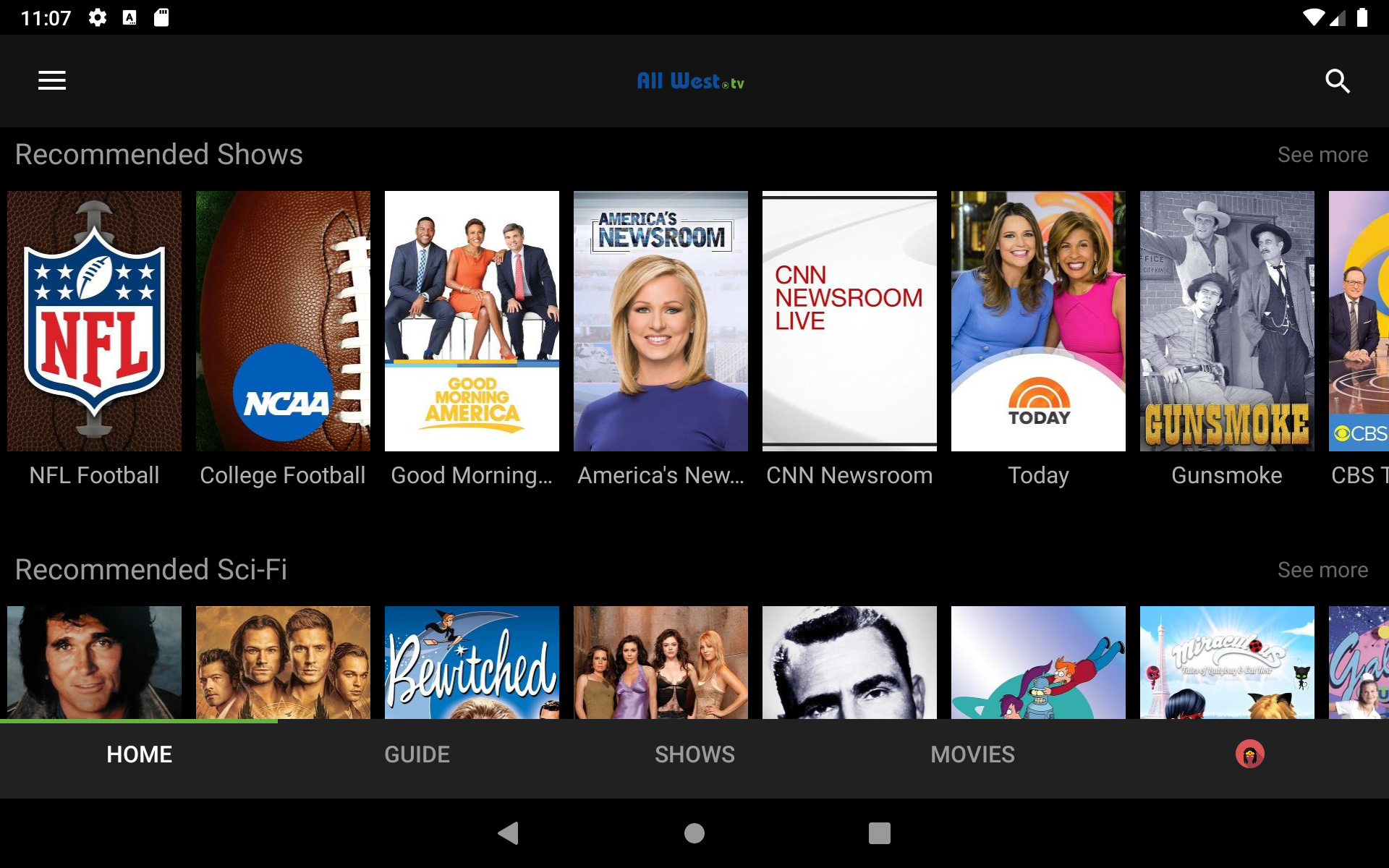 All West.tv - App on Amazon Appstore