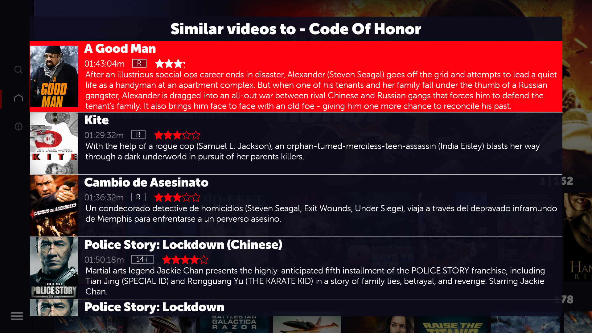 Thriller Movies & TV by Fawesome - App on Amazon Appstore