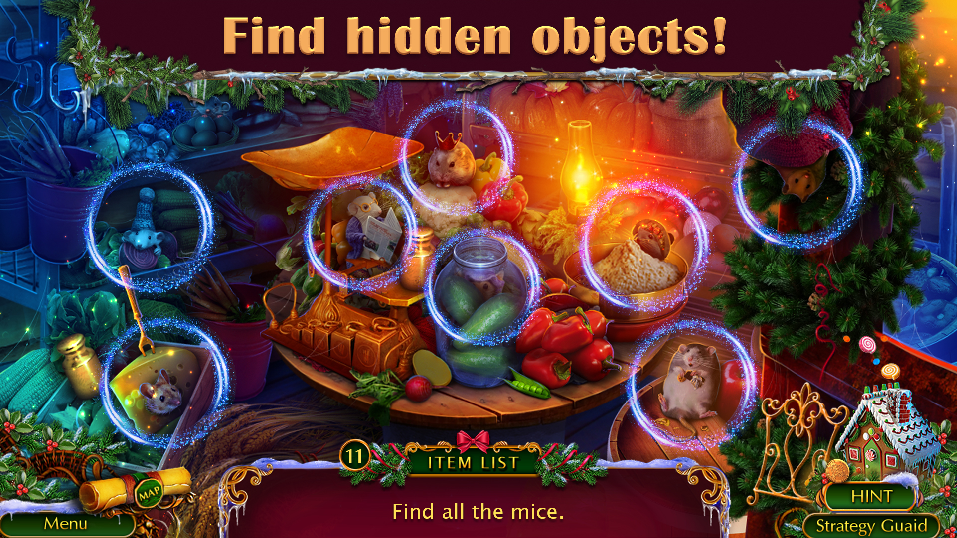Hidden Objects - Christmas Spirit: Grimm Tales (Free To Play) - Magic ...