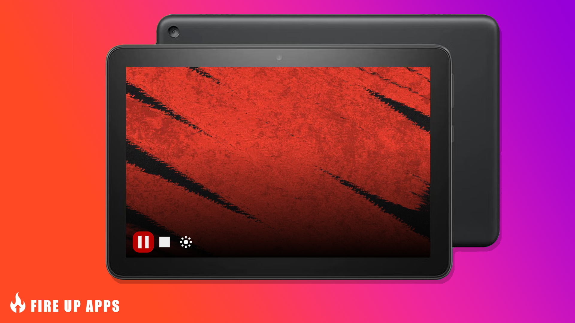 Red Noise Background Video for Fire TV : Red Noise for Studying, Focus ...