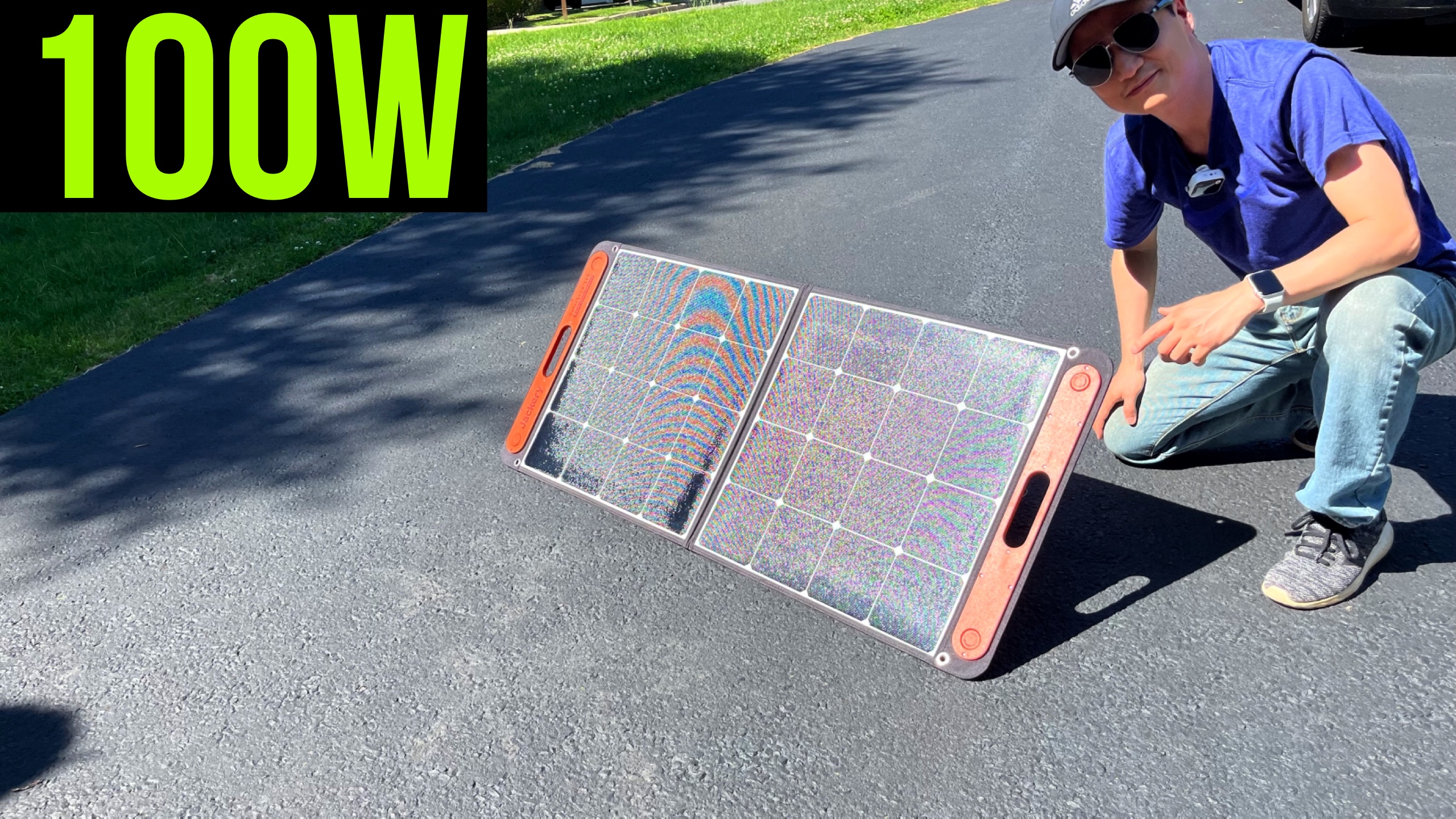Watch In-Depth Review of the Jackery 100W Foldable Solar Panel on ...