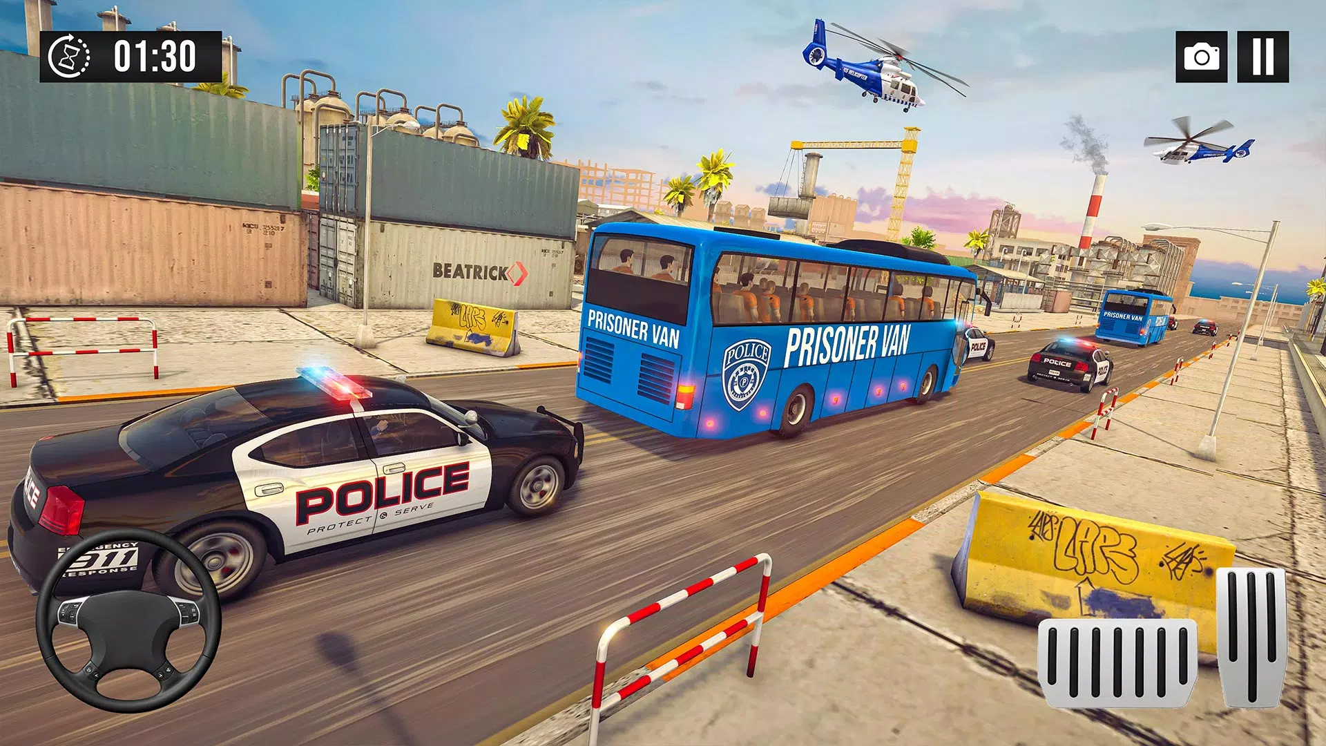 US Police Bus Simulator Cop Duty Games - Ultimate Police Driving ...