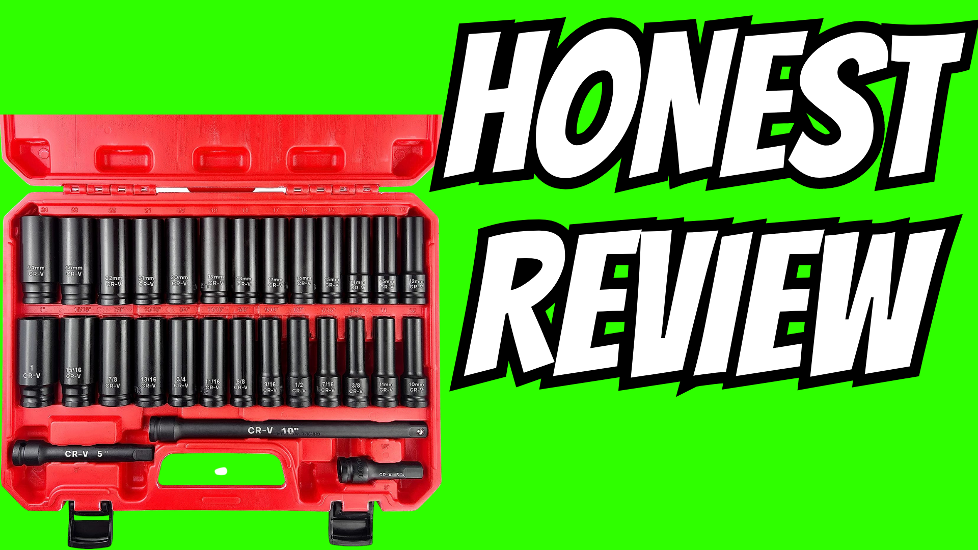 Watch EACELIY 29 pieces 12 Inch Drive Impact Socket Set on Amazon Live