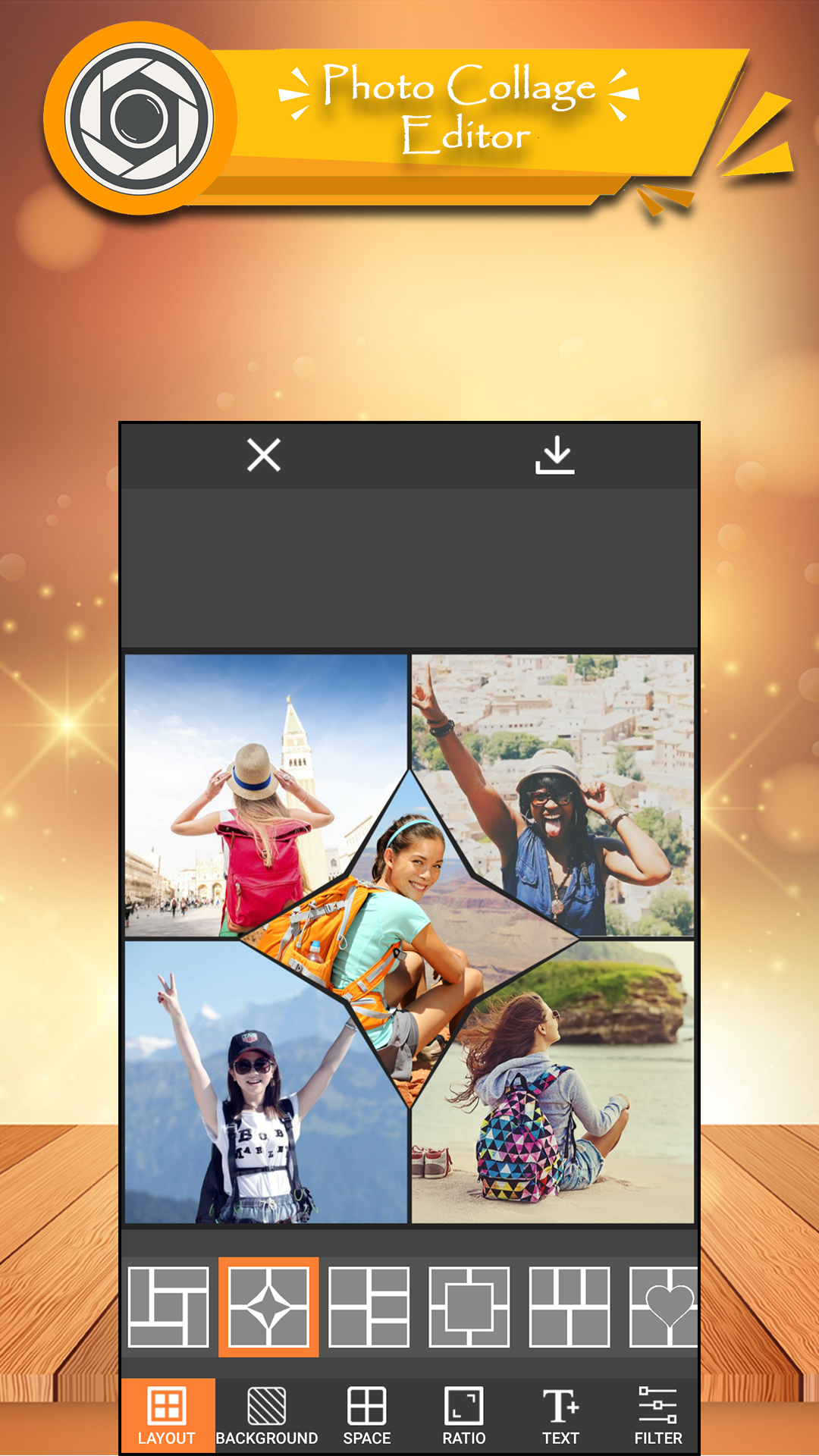 Photo Collage - Picture Grid Maker & Photo Mixer - App on Amazon Appstore