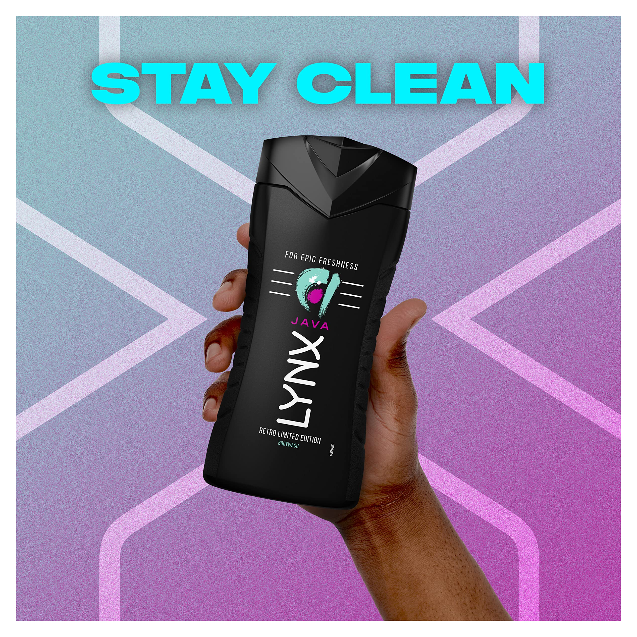 LYNX Java Retro limited edition Trio Set with Body Spray, Shower Gel ...