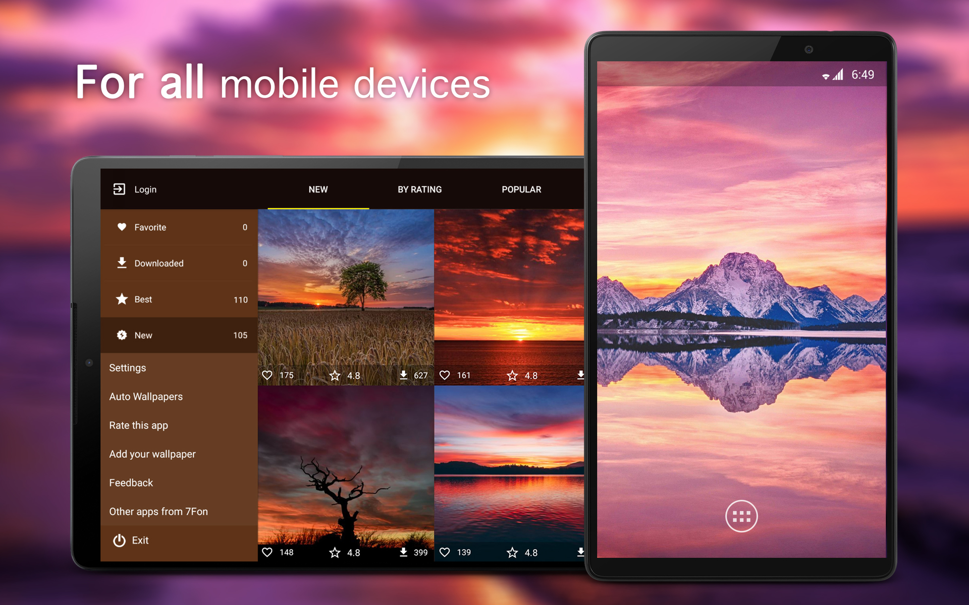 Sunset Wallpapers and Backgrounds apps 4k - App on Amazon Appstore