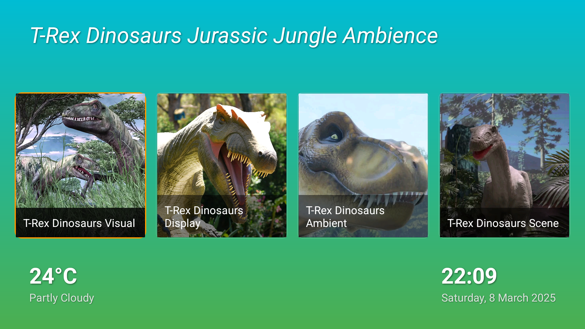 T-Rex Dinosaurs Jurassic Jungle Screensaver - App on Amazon Appstore