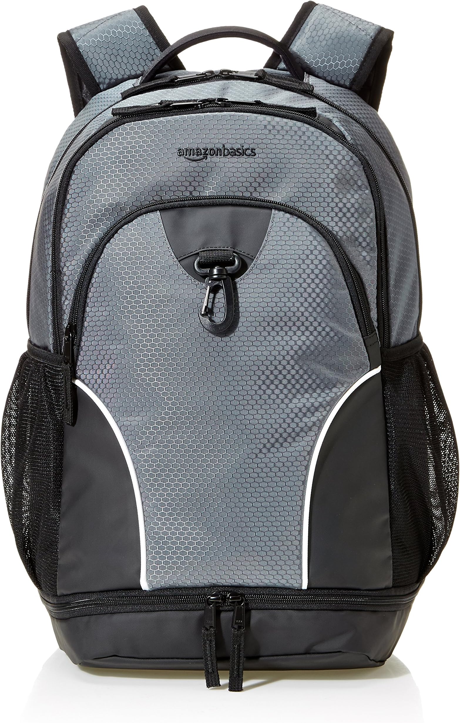 Amazon.com: Amazon Basics Ergonomic Backpack, Black : Clothing, Shoes ...