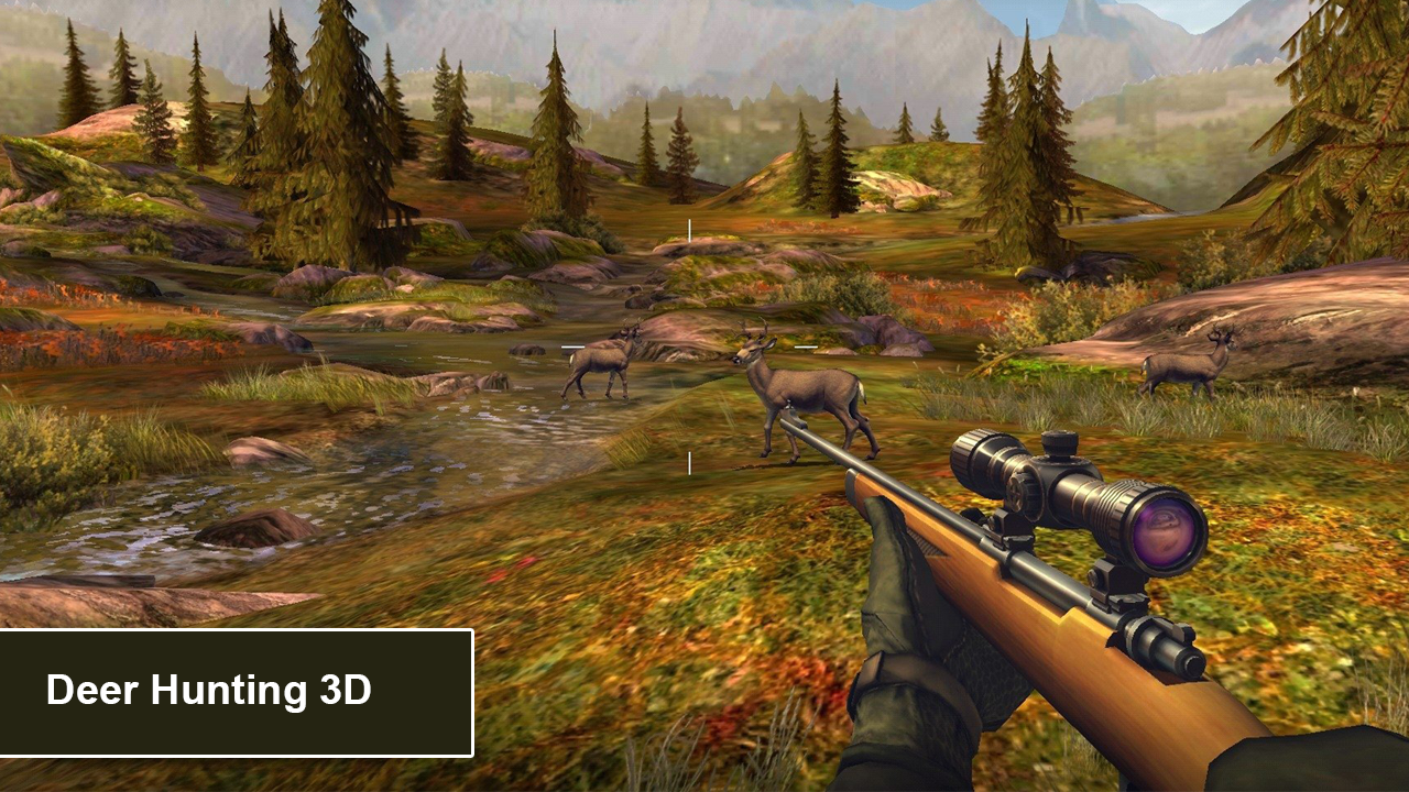 Wild Animal Deer hunting Sniper Shooting Games - The big buck hunter ...