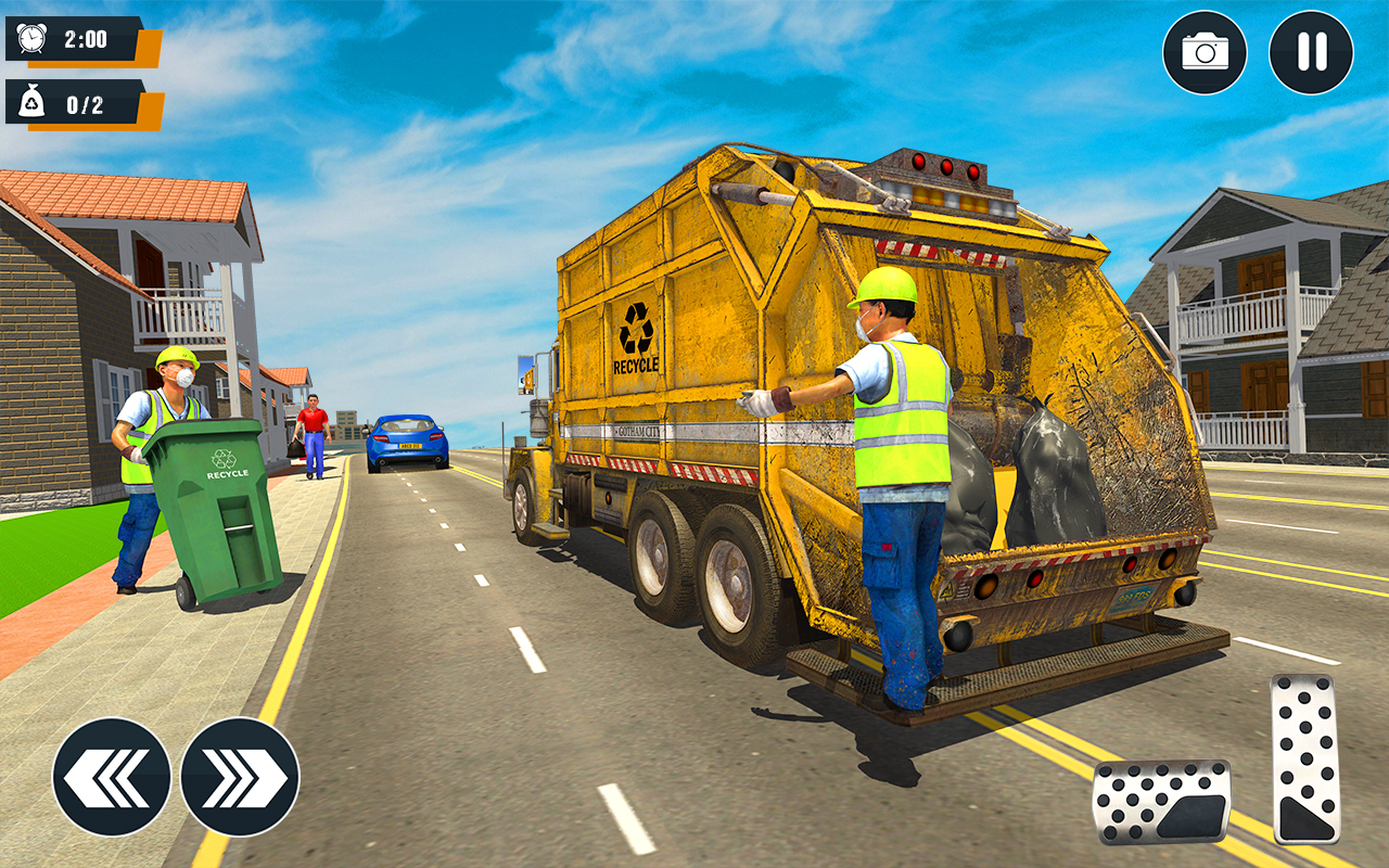 Real Garbage Truck Simulator: City Cleaner Trash Truck Driving Games ...