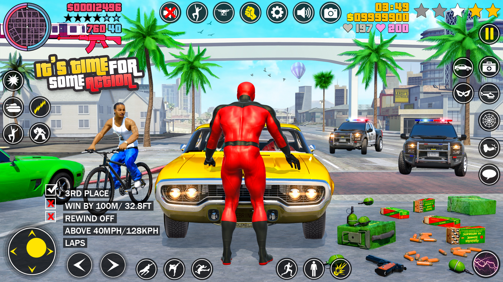 Gangster Crime Rope Hero City: Grand Gangster Simulator: Action Hero ...